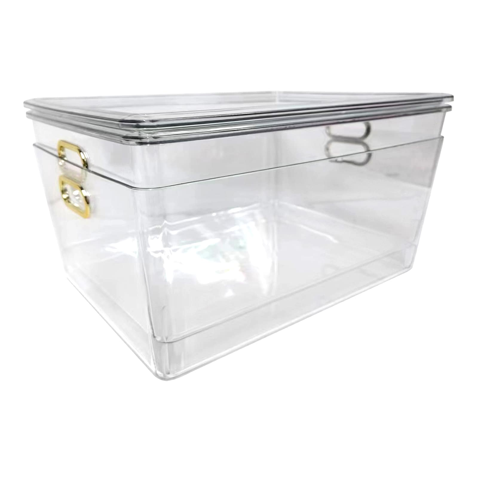 Oh Joy! 2-Piece Clear Storage Bin with Lid, Large