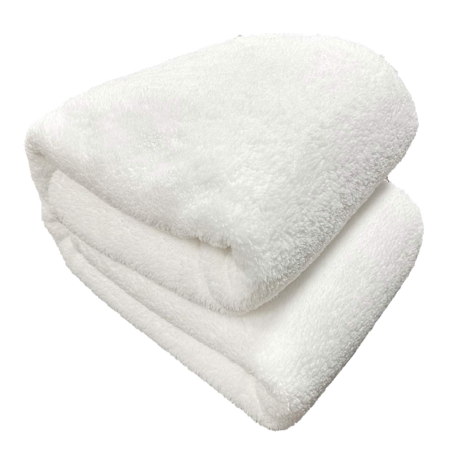 White Sherpa Bed Blanket, Full/Queen