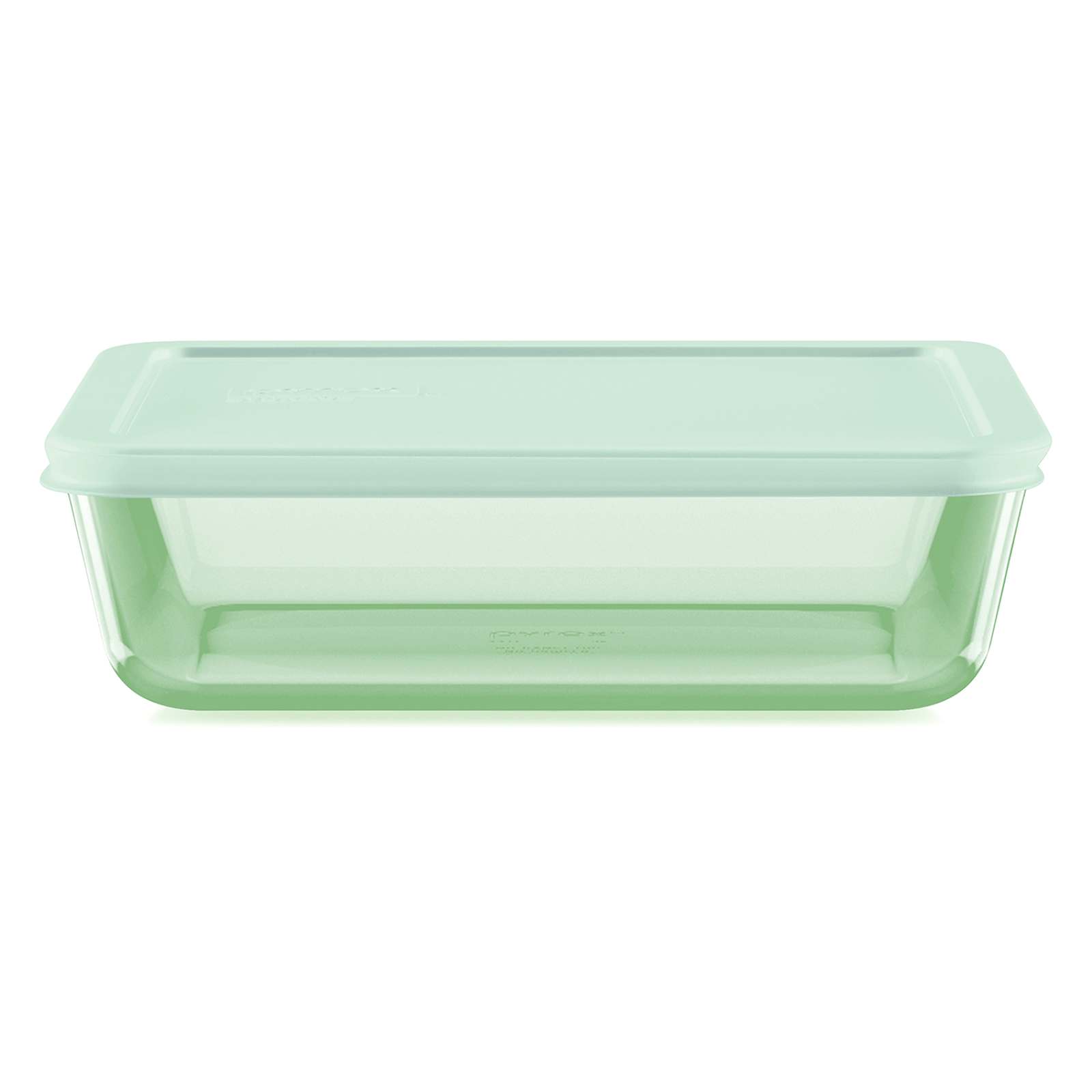 Pyrex Green Glass Rectangle Food Storage Container, 6c