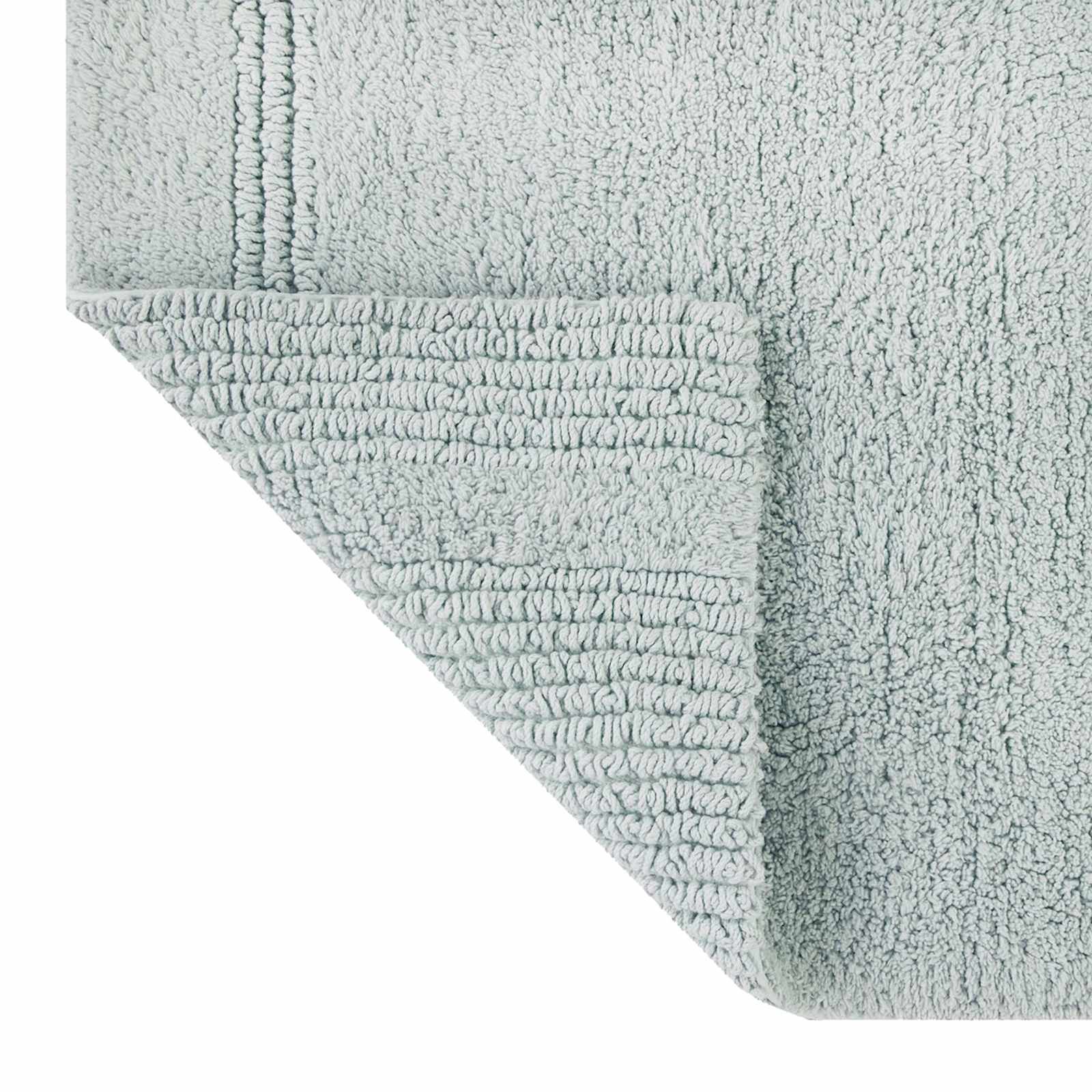 Blue Simple Stripe Bath Rug Set 17x24 and 20x32 | At Home