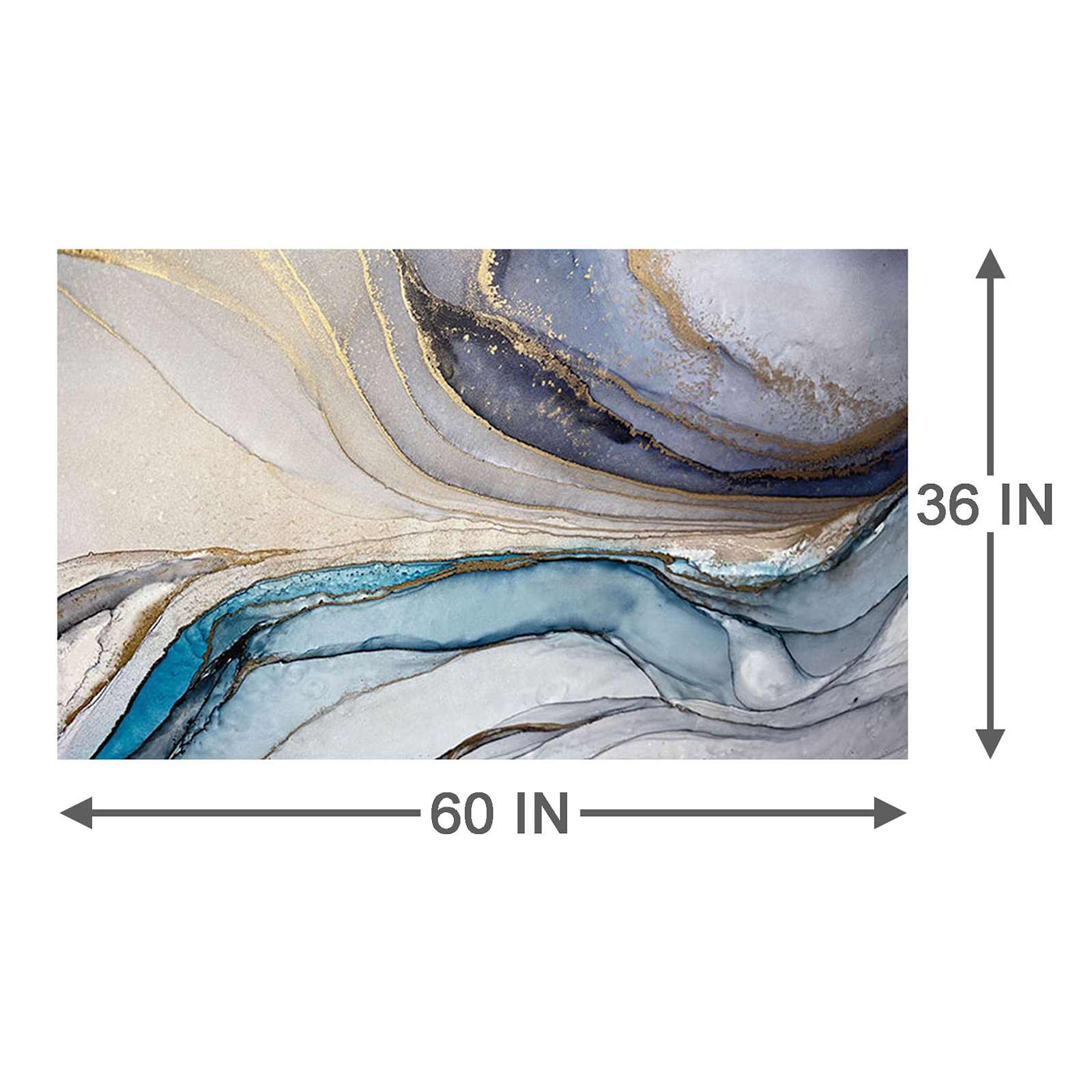 Abstract Canvas Wall Art, 60x36 | At Home