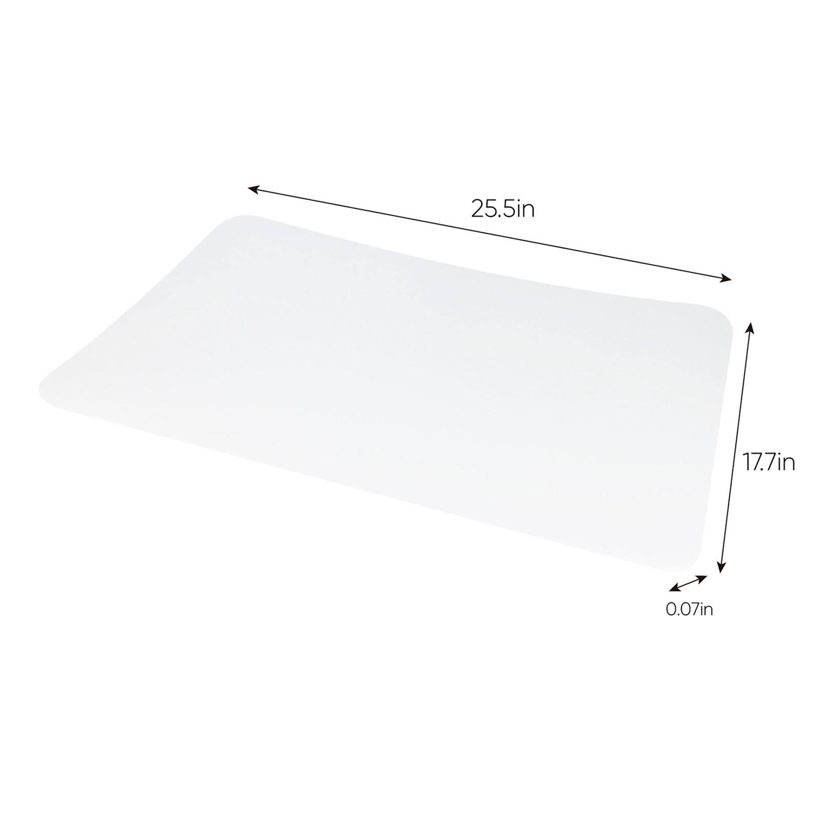 Frosted Clear Desk Mat 25x17.75 | At Home