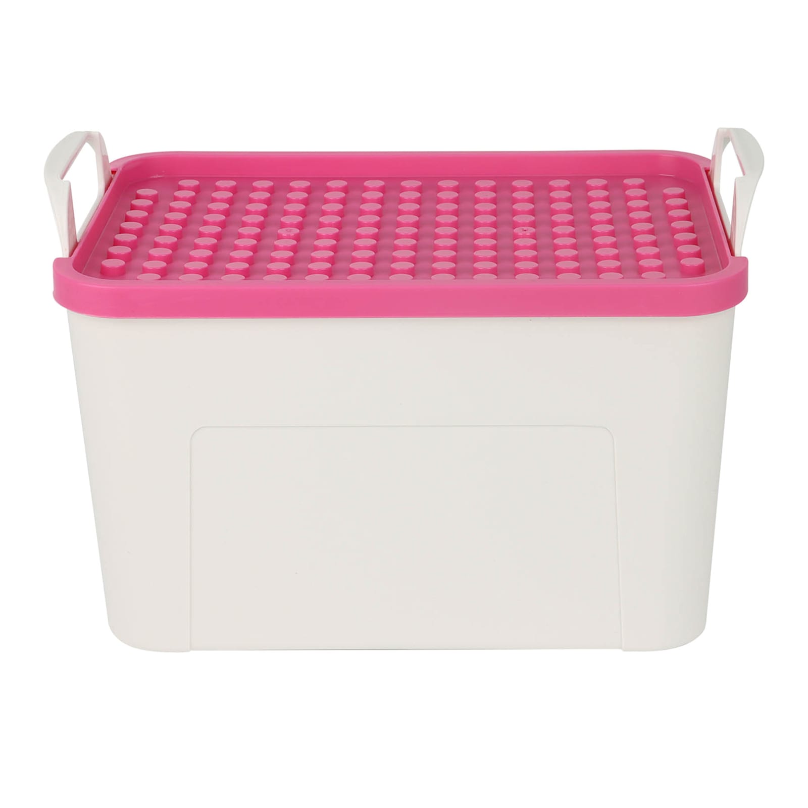 Kids Pink Top Classic Brick Storage Box Small | At Home