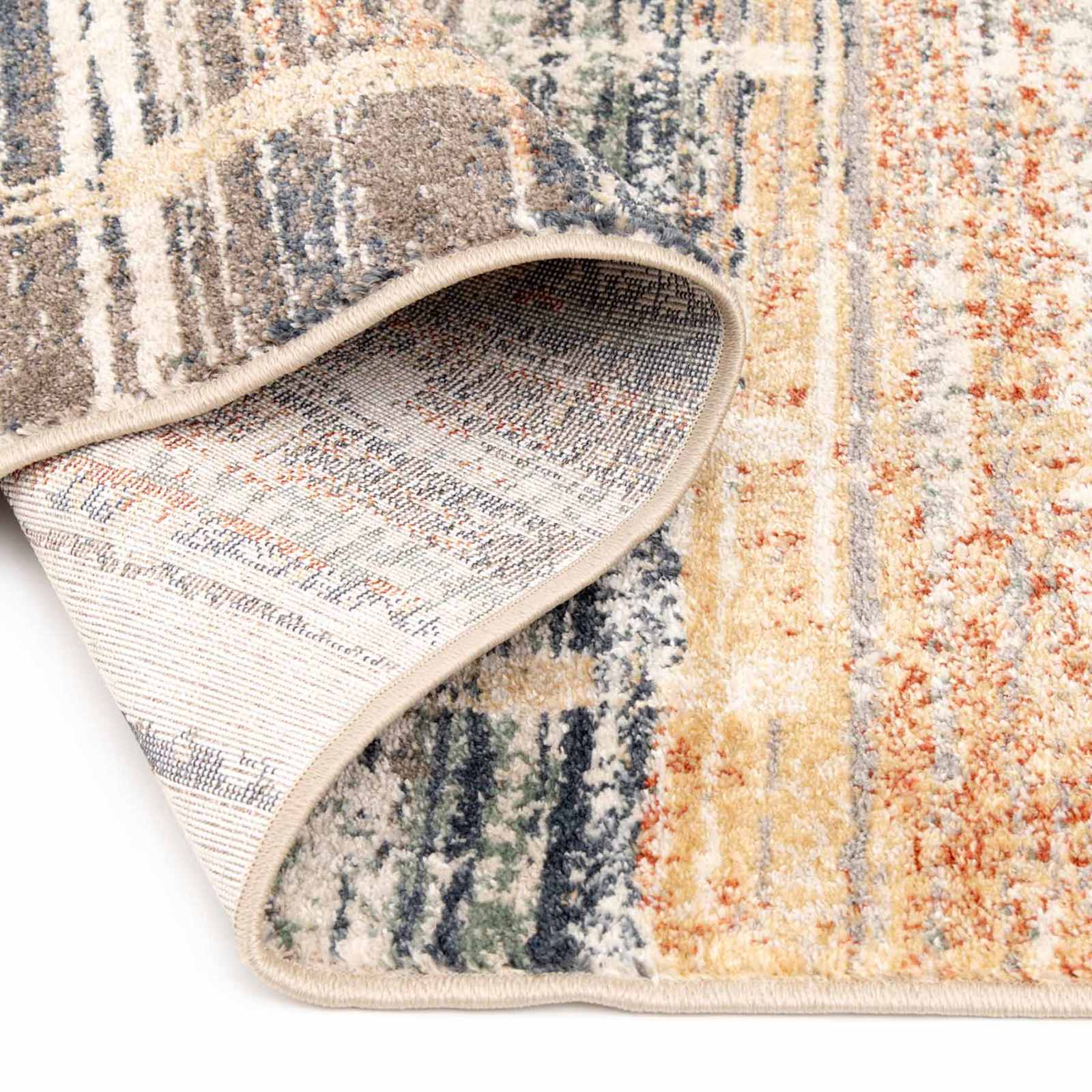 (D606) Sand & Spice Palatial Area Rug, 5x7