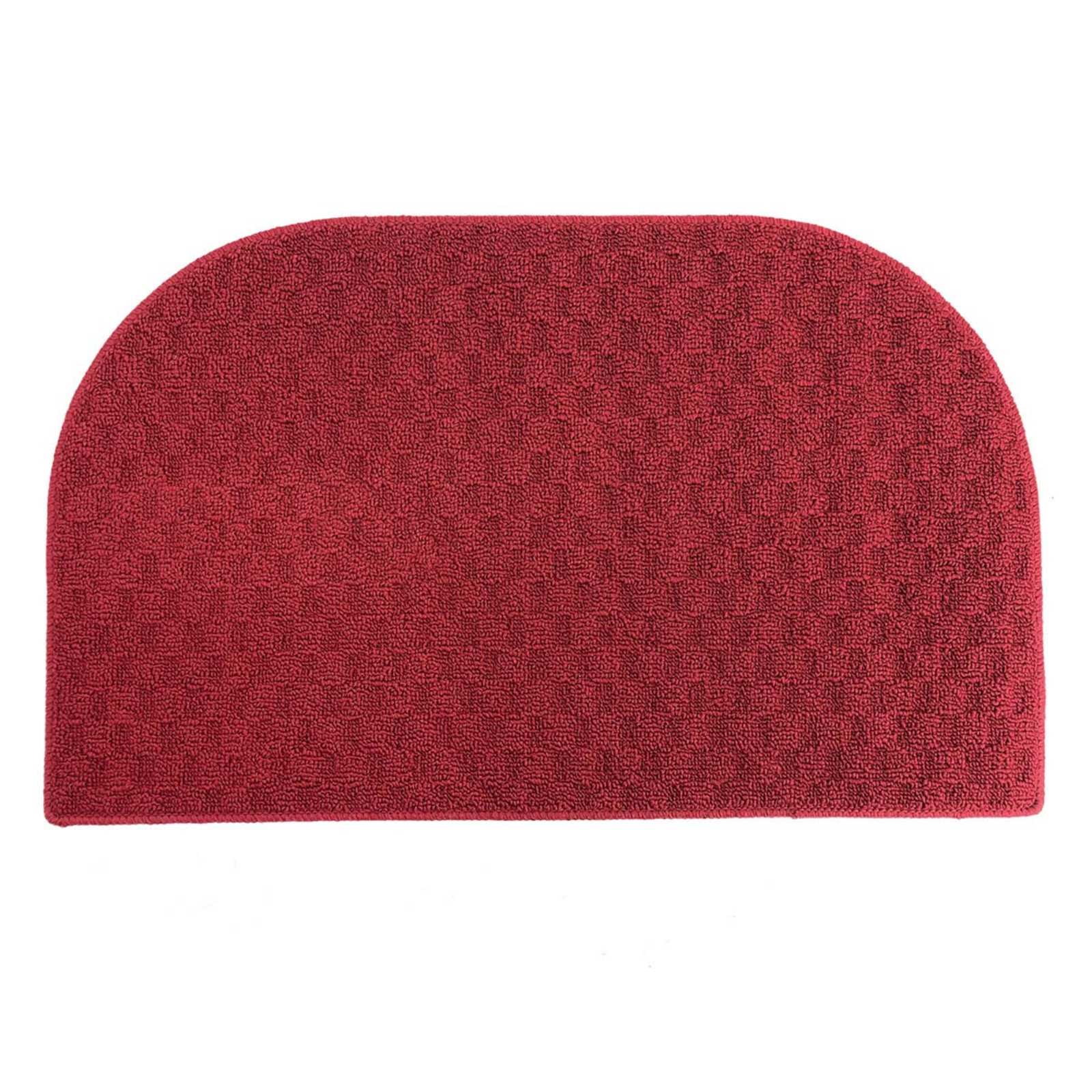 Plaza Red Tufted Kitchen Mat, 18x30