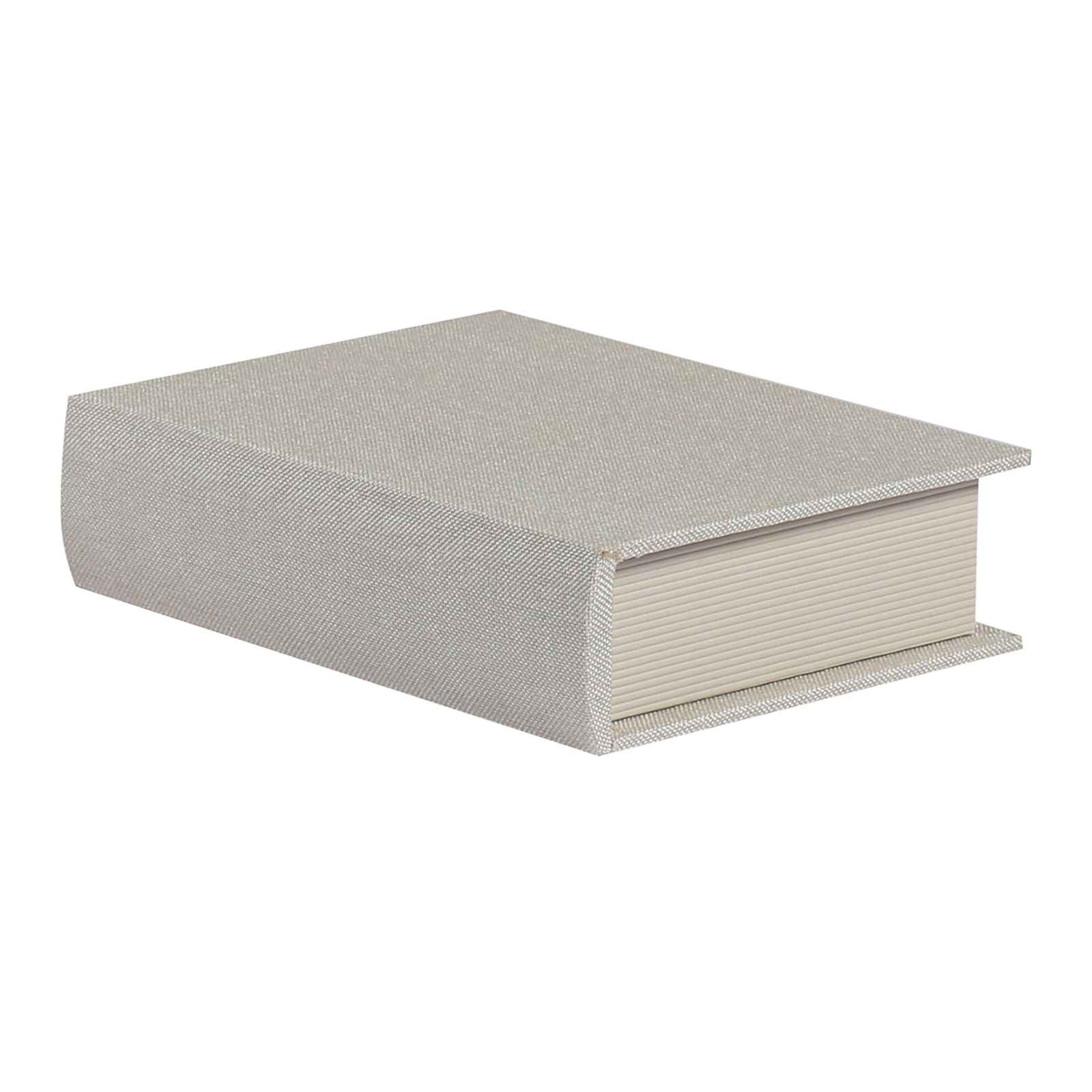 11In Cream Linen Book Box - Nested