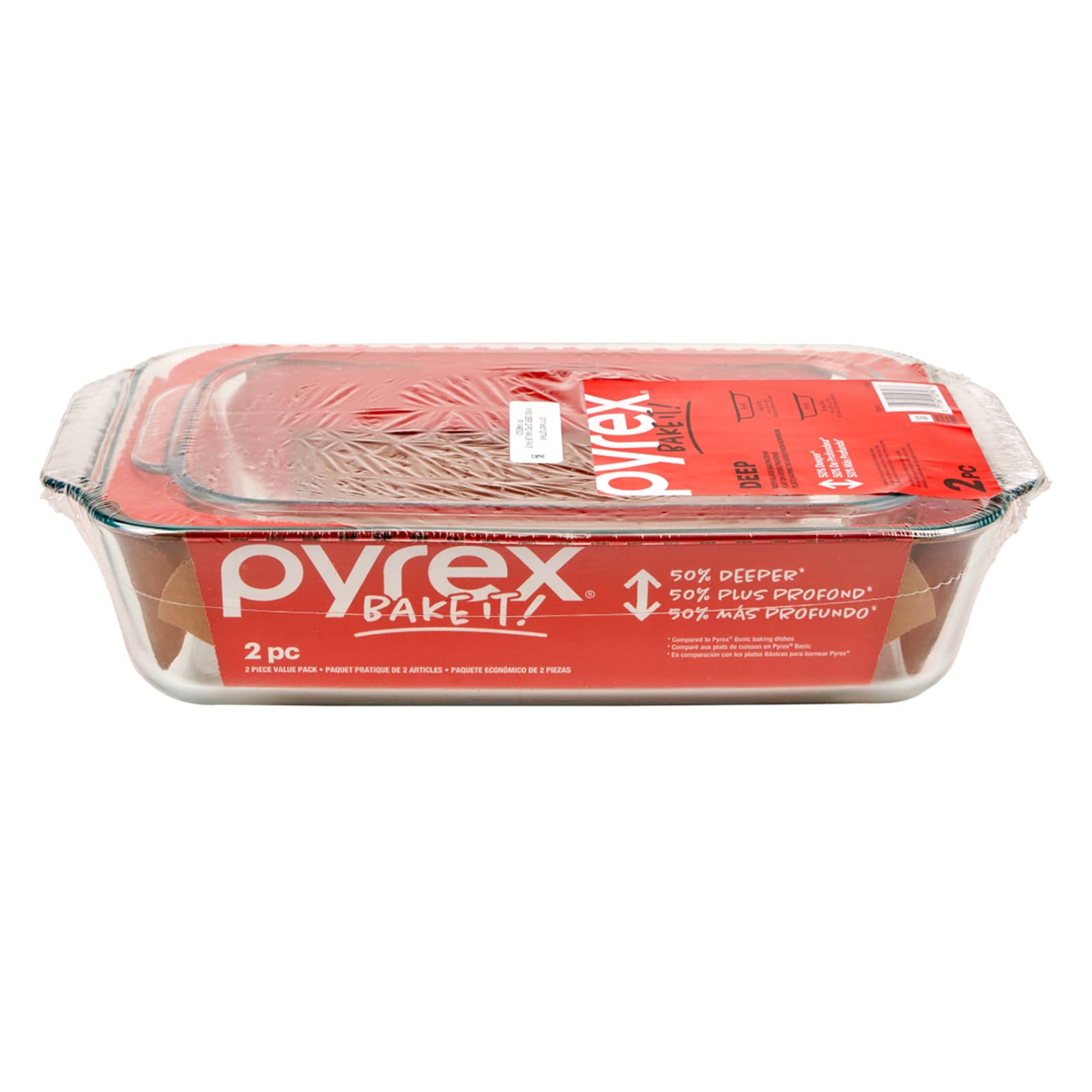 Pyrex 2Pc Deep Baking Dish Value Pack