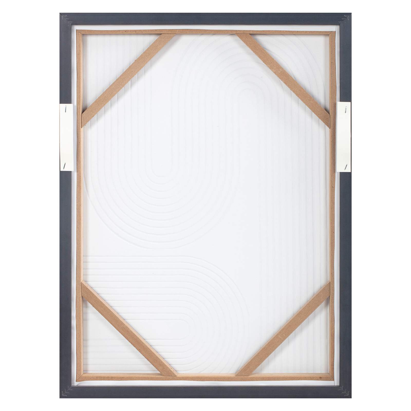 Crosby St. Framed Abstract Lines Canvas Wall Art, 18x24