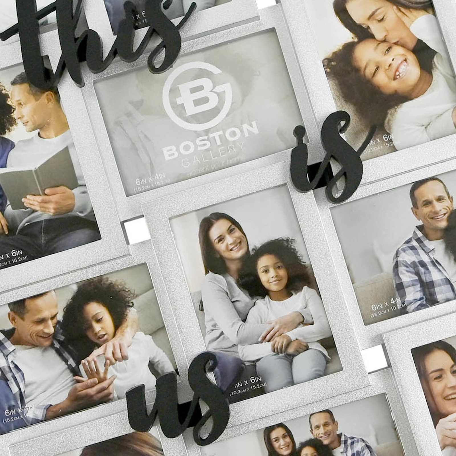 12-Opening This Is Us Silver Collage Picture Frame, 17x23