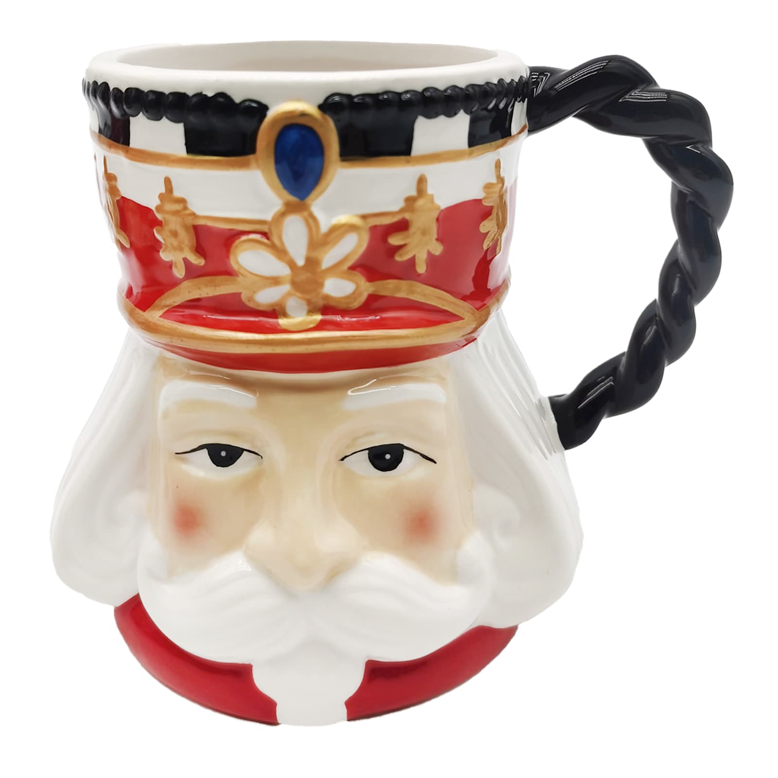 Ceramic Nutcracker Mug 17oz | Classic Christmas | At Home