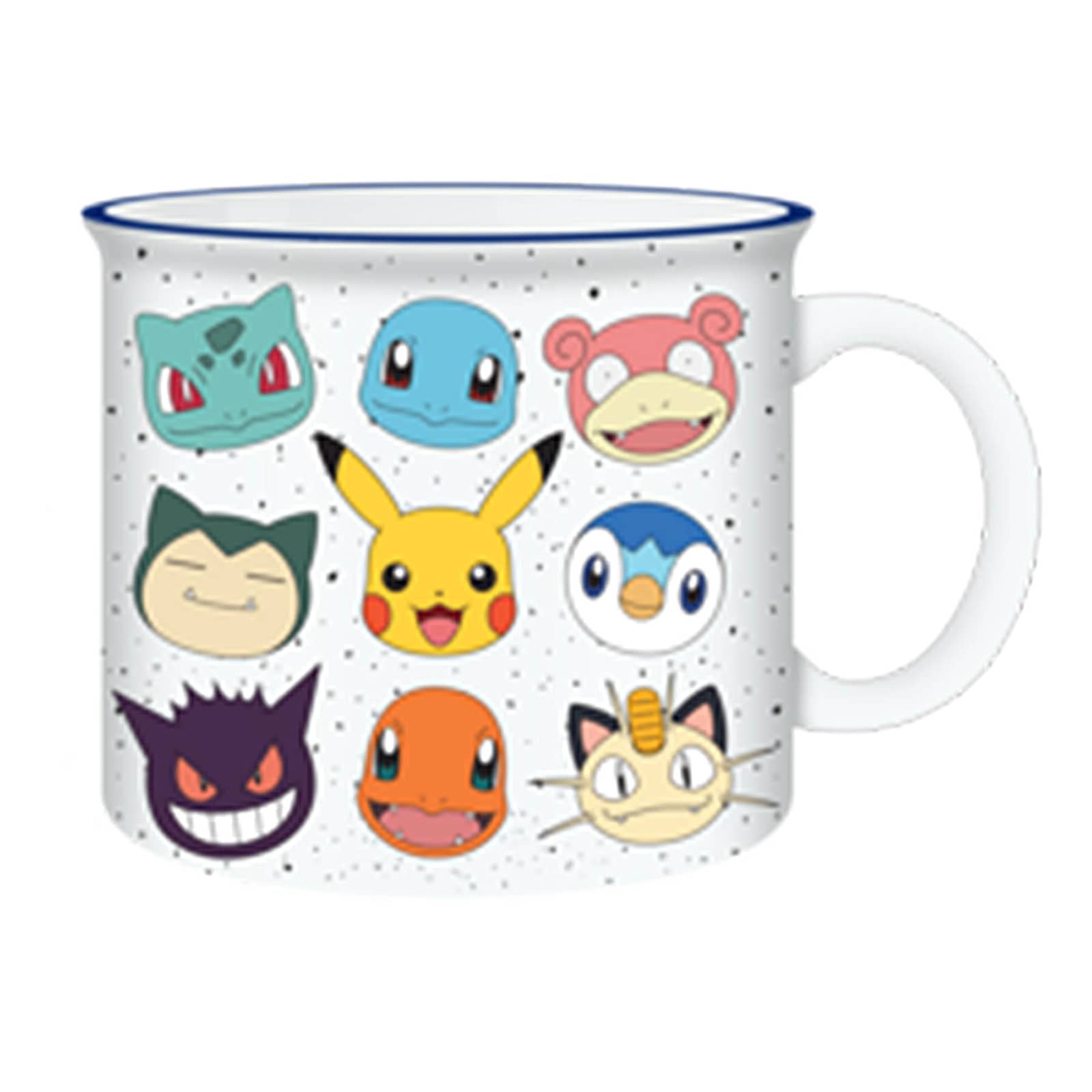 Pokemon Multi Face Set 20Oz Ceramic Camper Mug