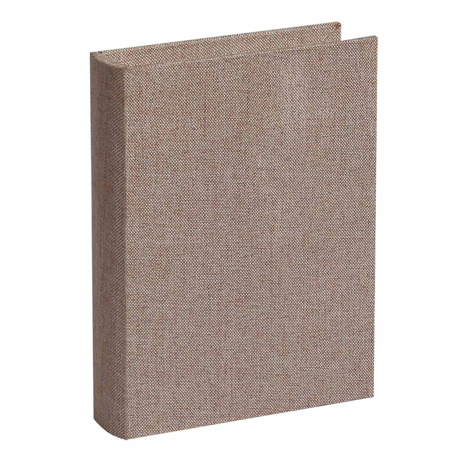 9In Tan Linen Book Box - Nested