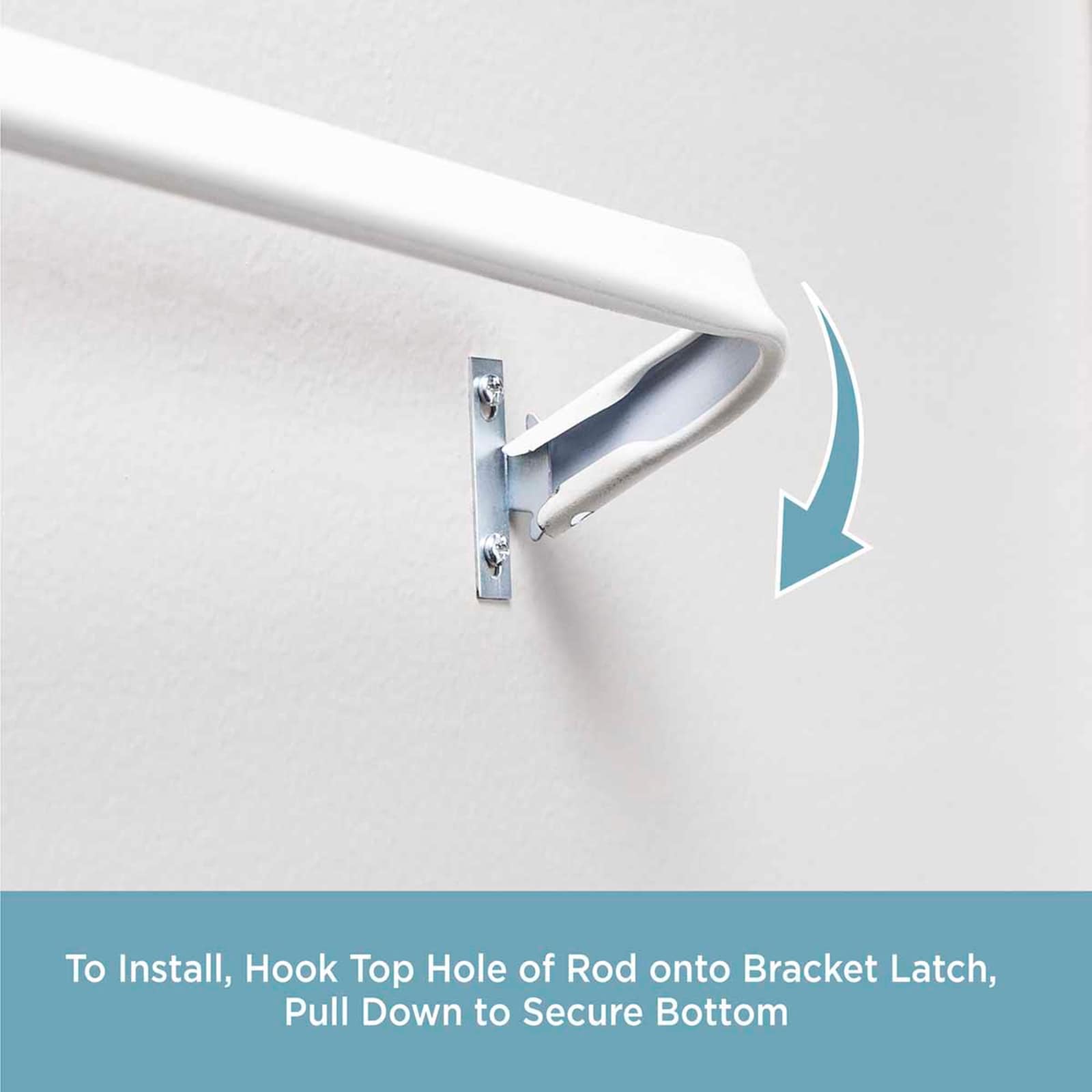 48-86 Heavt Duty Single Window Flat Rod 2 1/2 Projection