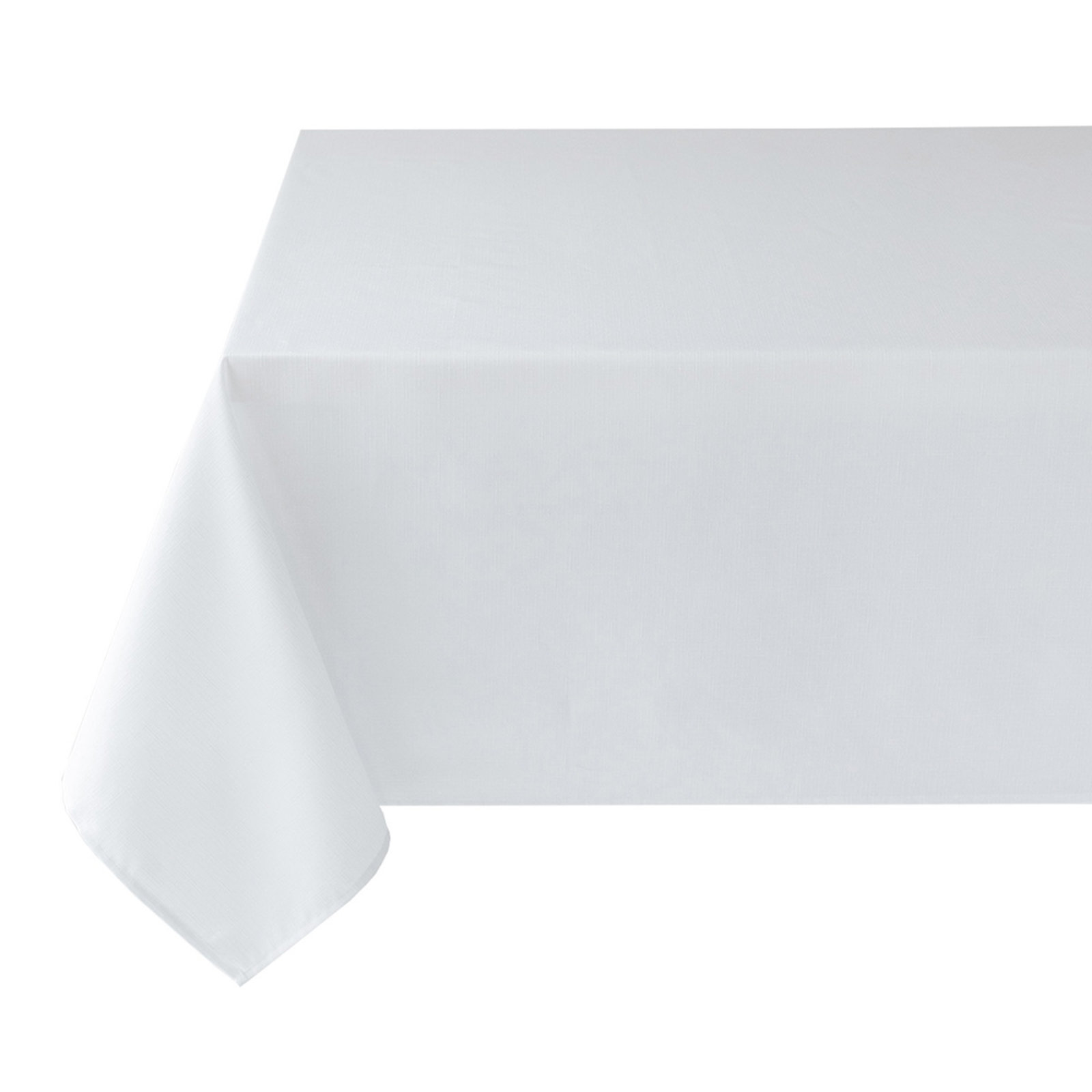 Basics Solid White Tablecloth, 60x120