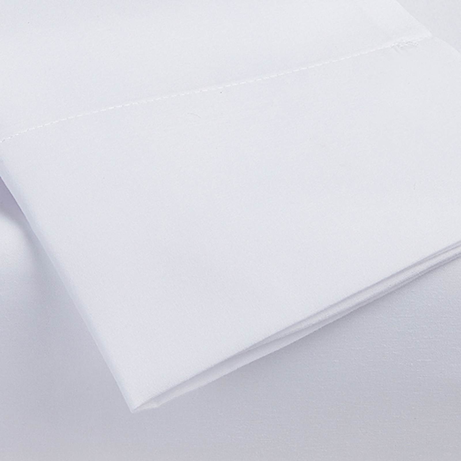 3-Piece White Cooling Microfiber Sheet Set, Twin/Twin XL