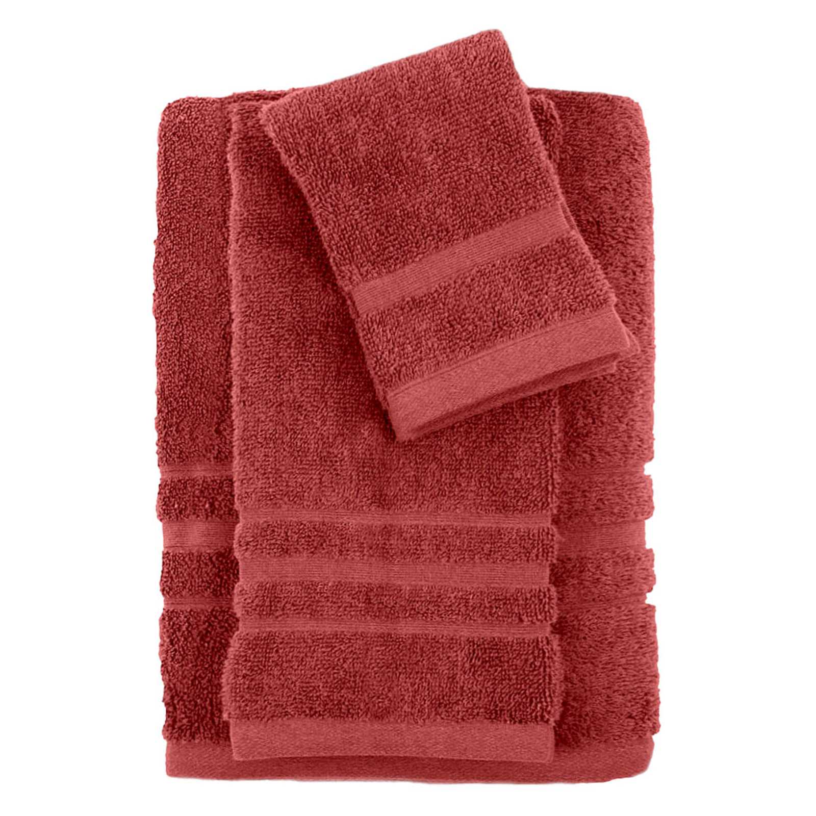 Essential Solid Terracotta Hand Towel, 16x26
