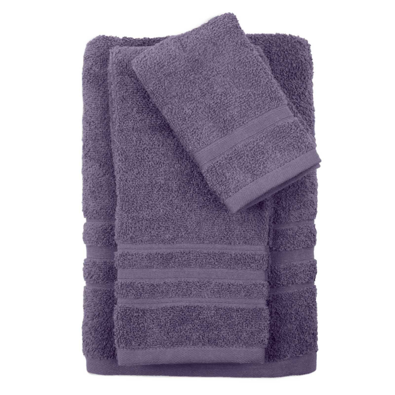 Essential Solid Purple Hand Towel, 16x26