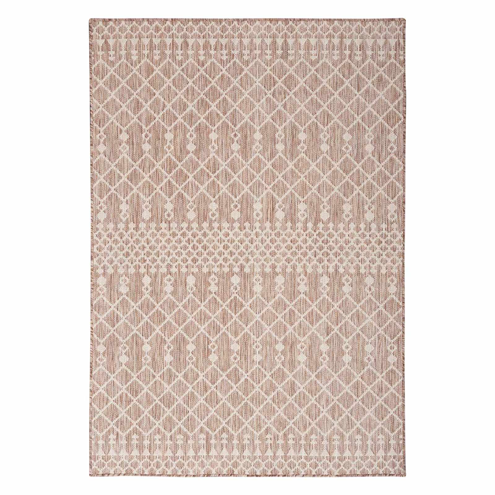 Beige Moroccan Outdoor Area Rug, 5X7 | At Home