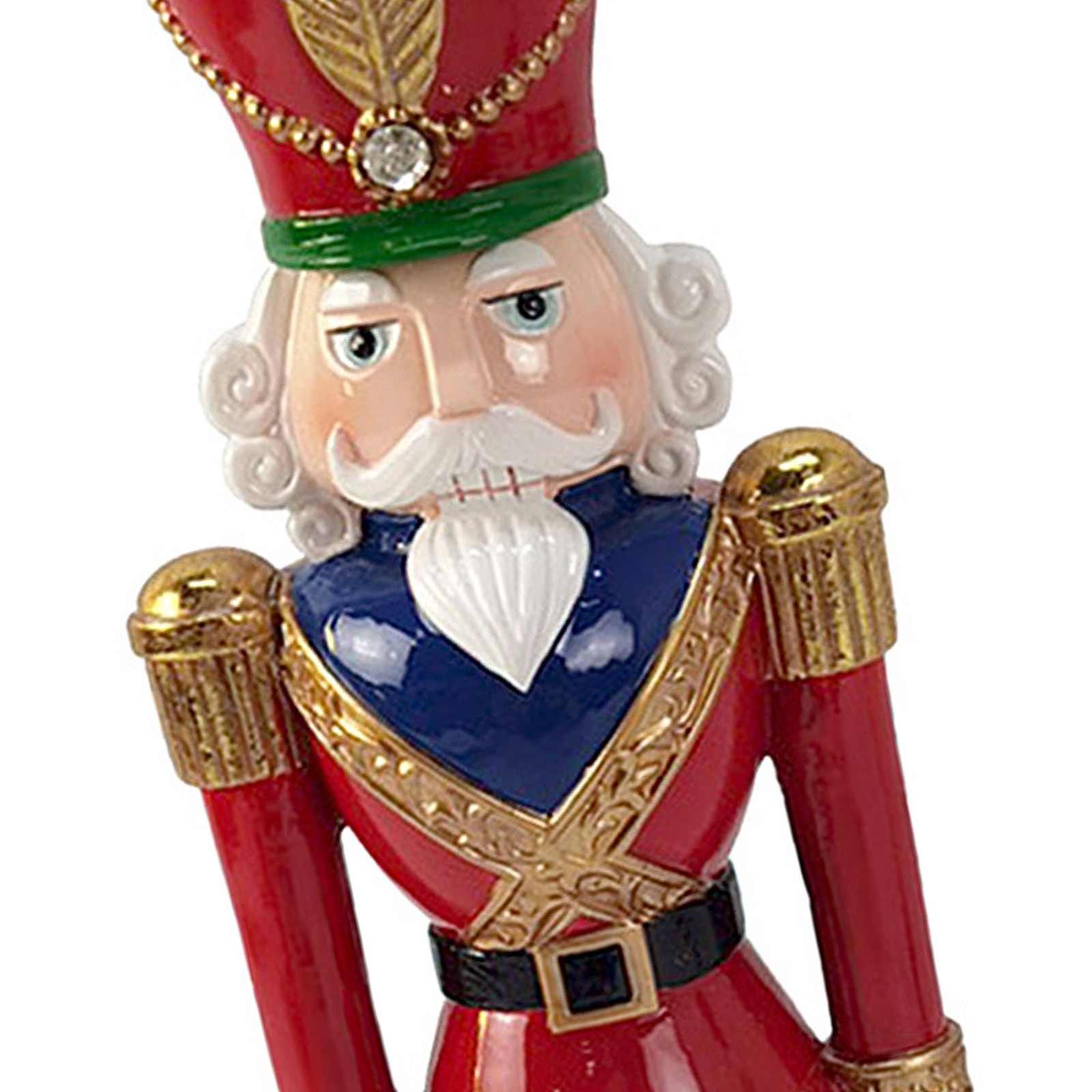 Red Green Resin Nutcracker 10in | Holiday Decor | At Home