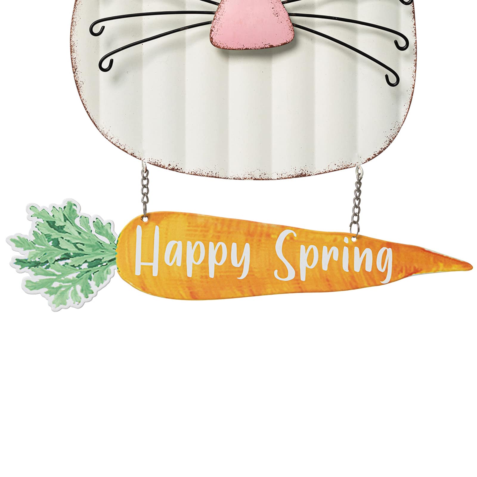 Homespun Easter Hanging Metal Easter Bunny Sign, 1 | At Home
