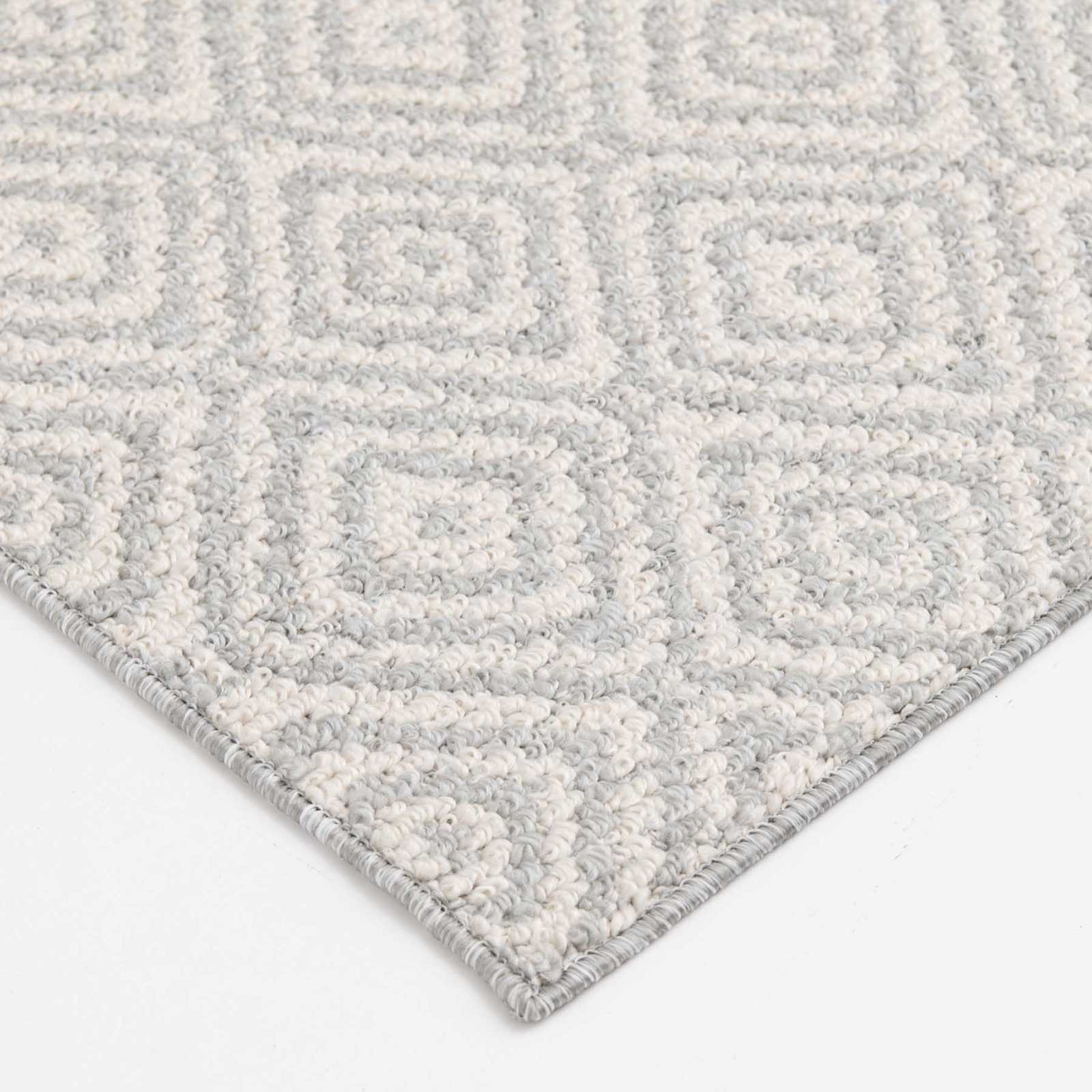 Grey & Ivory Classic Loop Accord Runner 2x5 | At Home