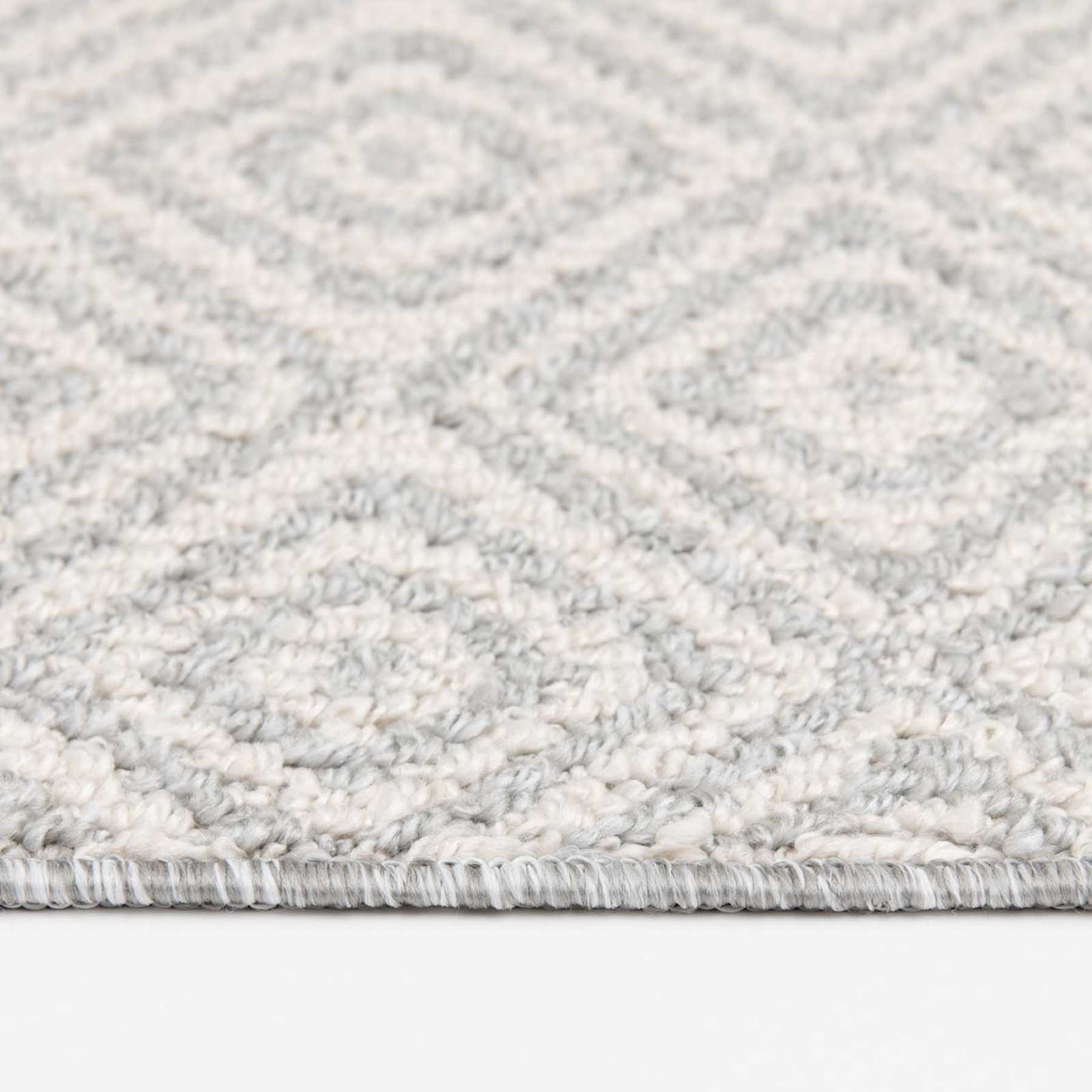 Grey & Ivory Classic Loop Accord Runner 2x5 | At Home