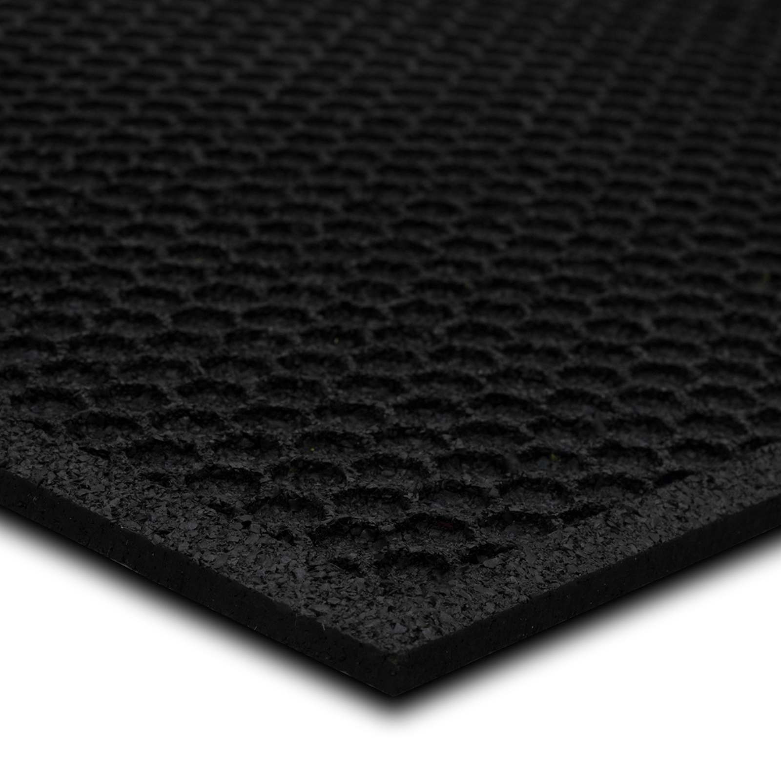 Black Honeycomb Matrix Doormat, 18x30 | At Home