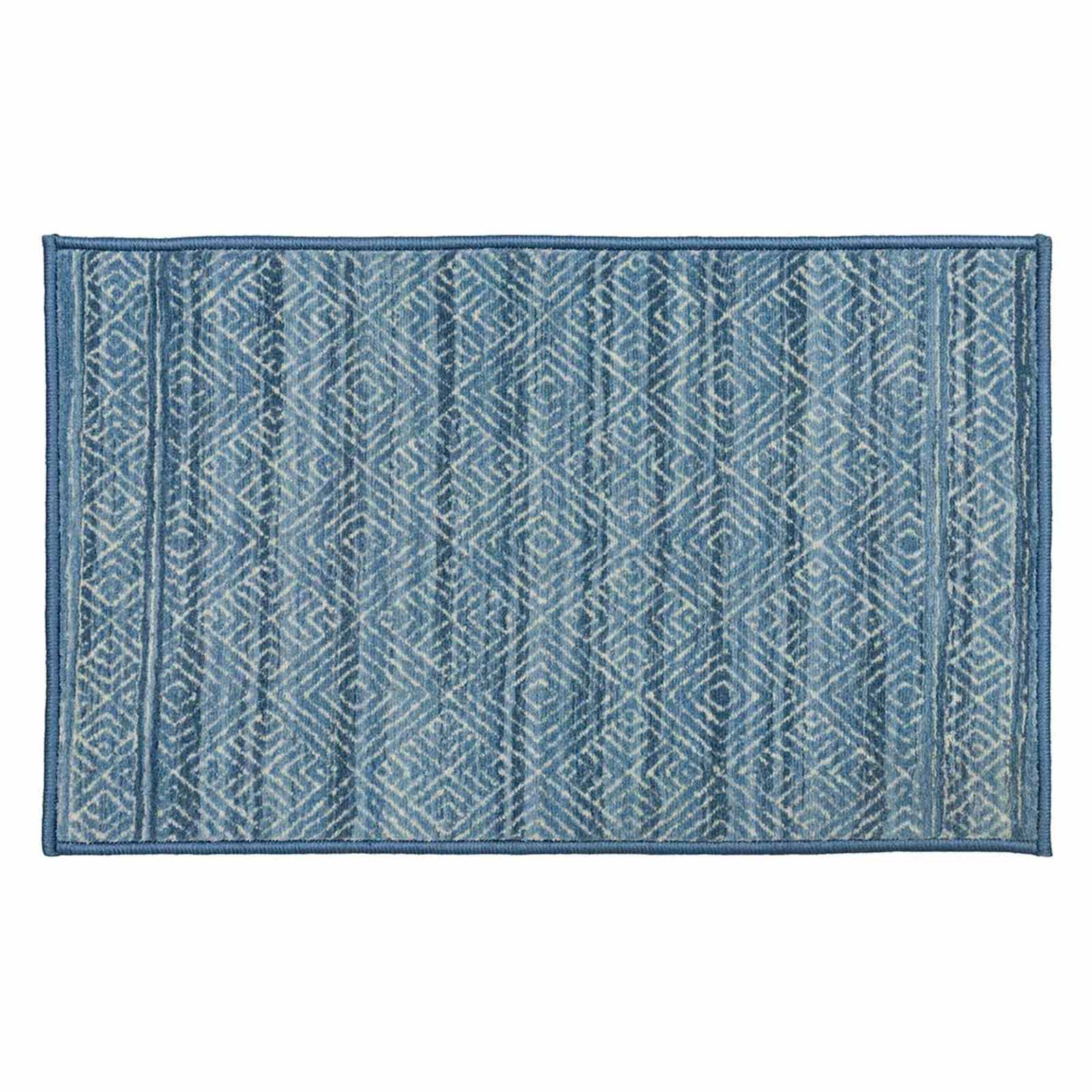 Ikarus Blue Diamond Rug, 20x32 | At Home