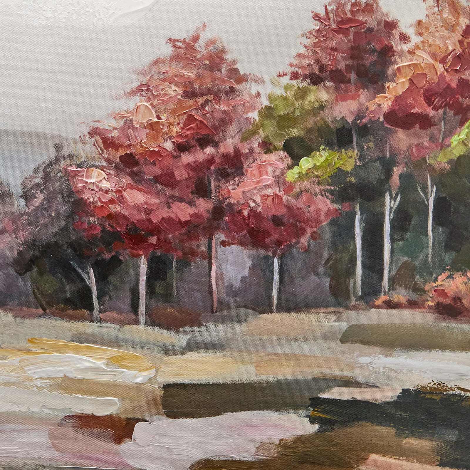 Framed Landscape Canvas Wall Art, 48x25