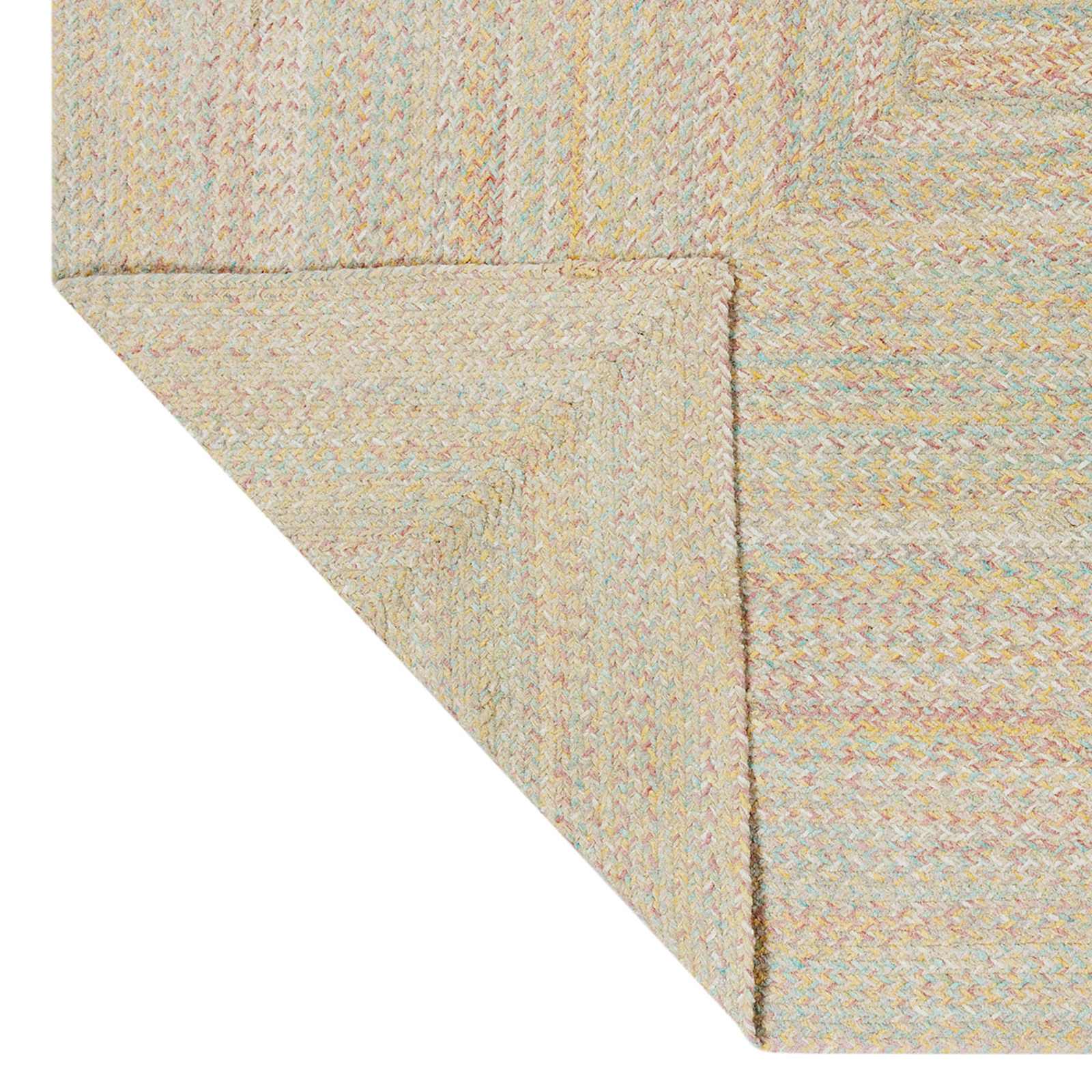 Multicolor Braided Chenille Accent Rug, 4x6
