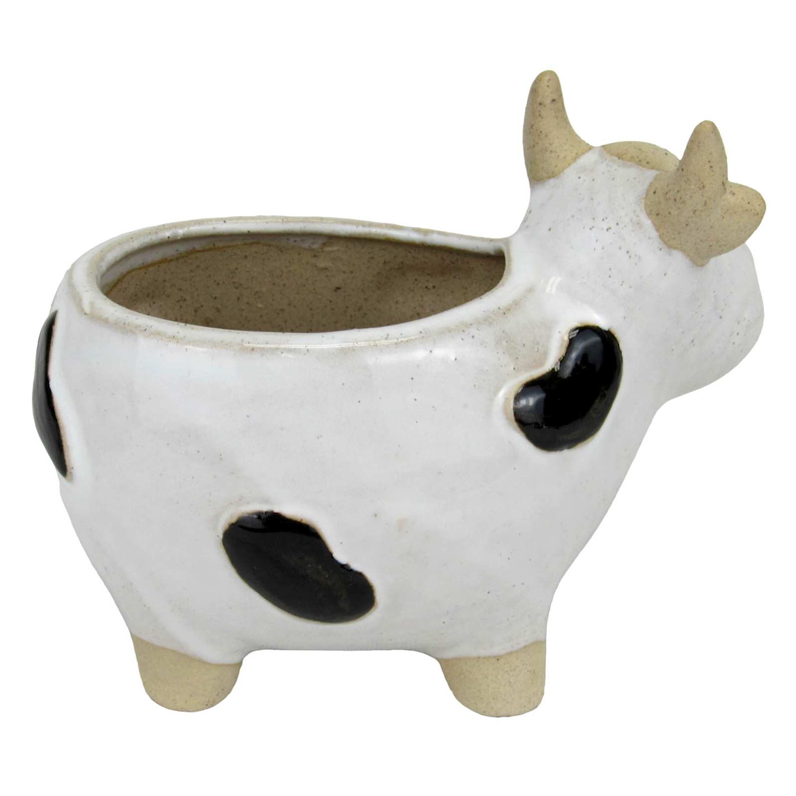 Indoor Cow Ceramic Pot, Extra Small | At Home