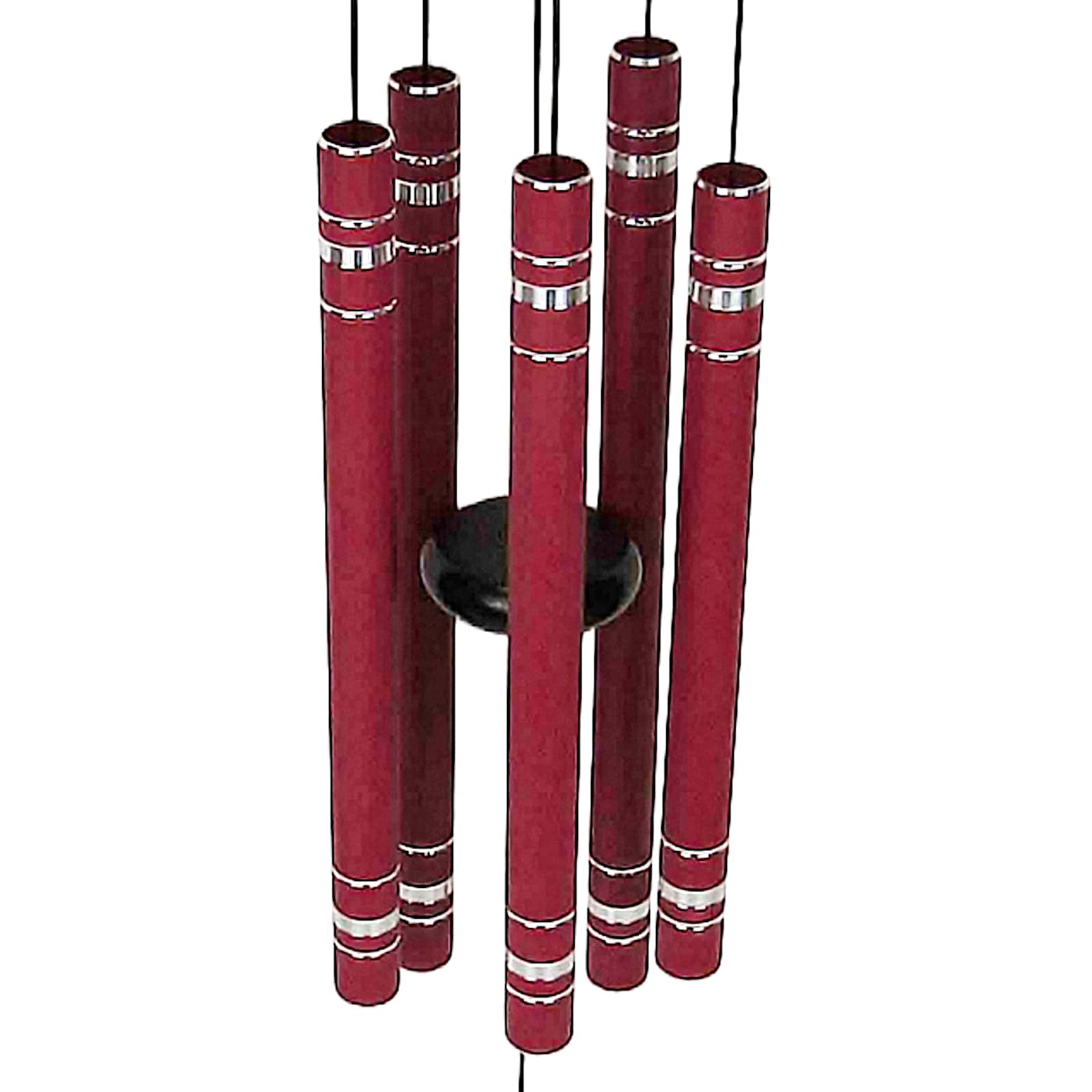 Red Metal Wind Chime, 28"