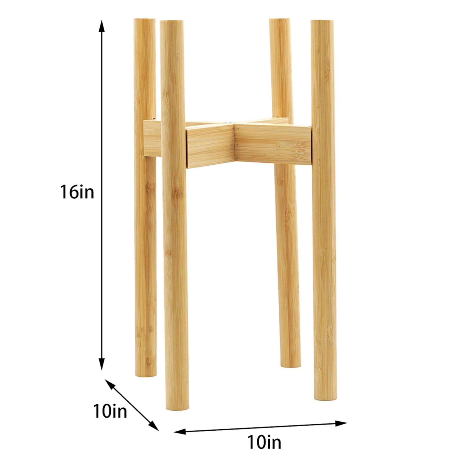 Adjustable Wooden Plant Stand 16" | At Home