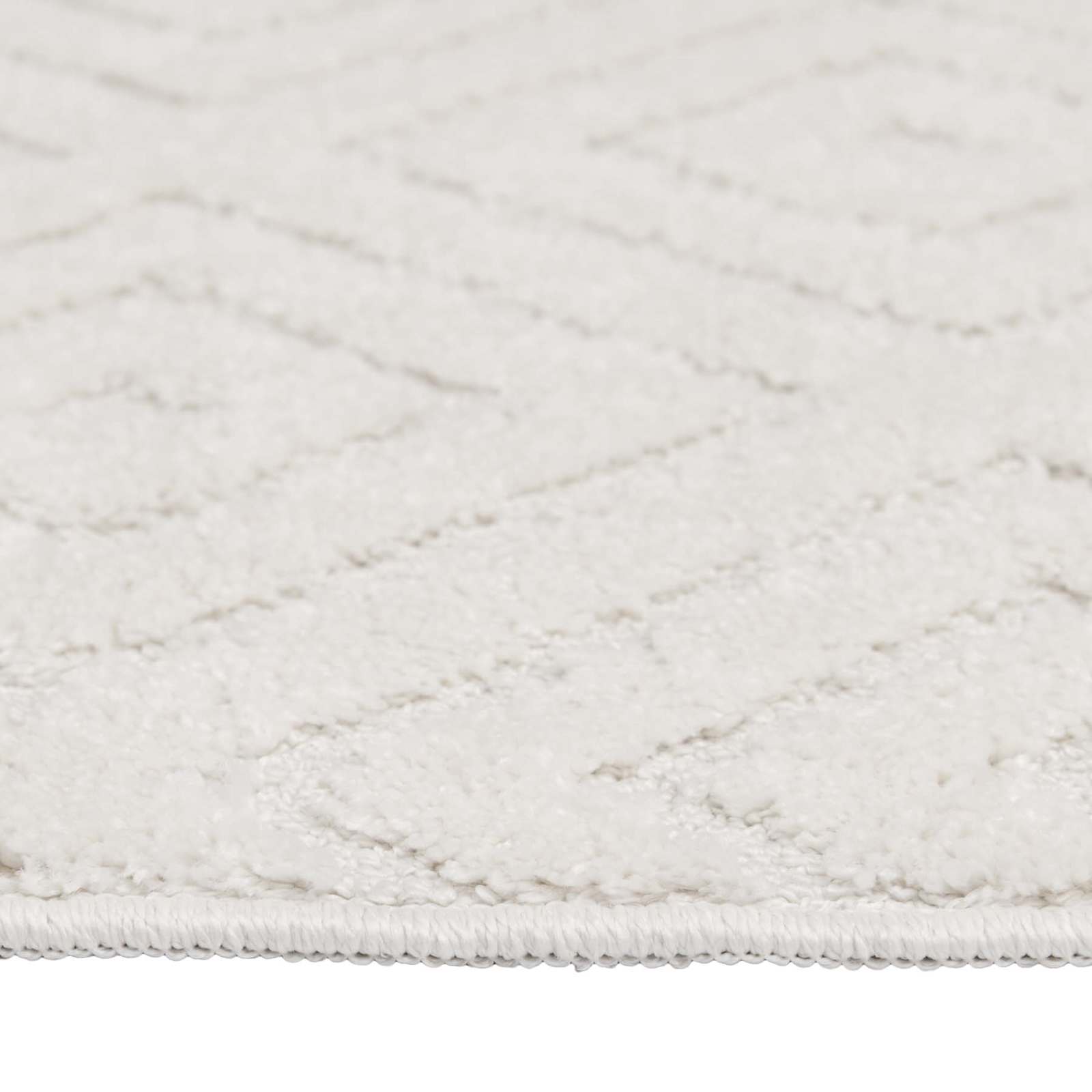Ronin Ivory Tufted Non-Slip Runner 2x7 | At Home