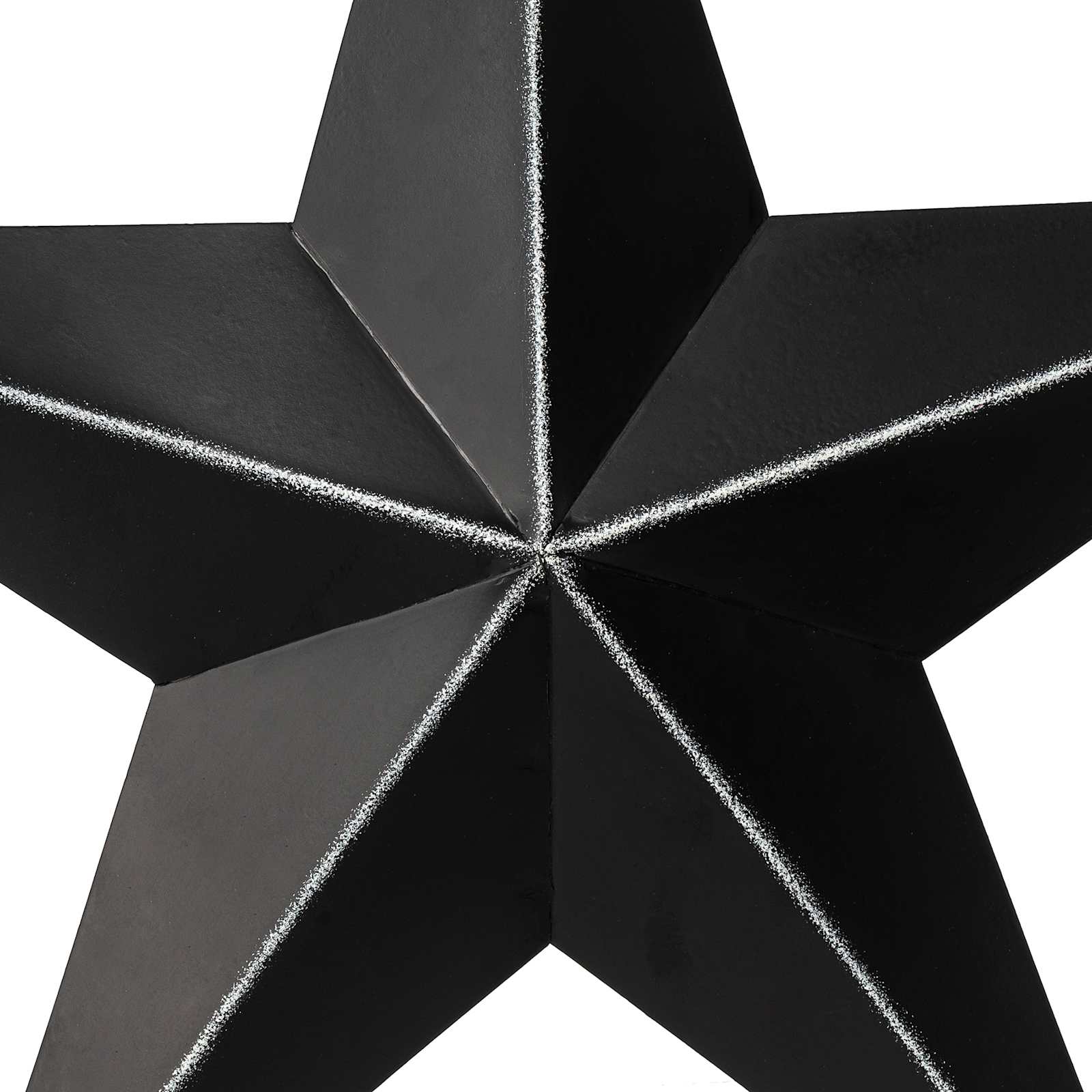 Rustic Black Metal Star Outdoor Wall Decor, 18" | At Home