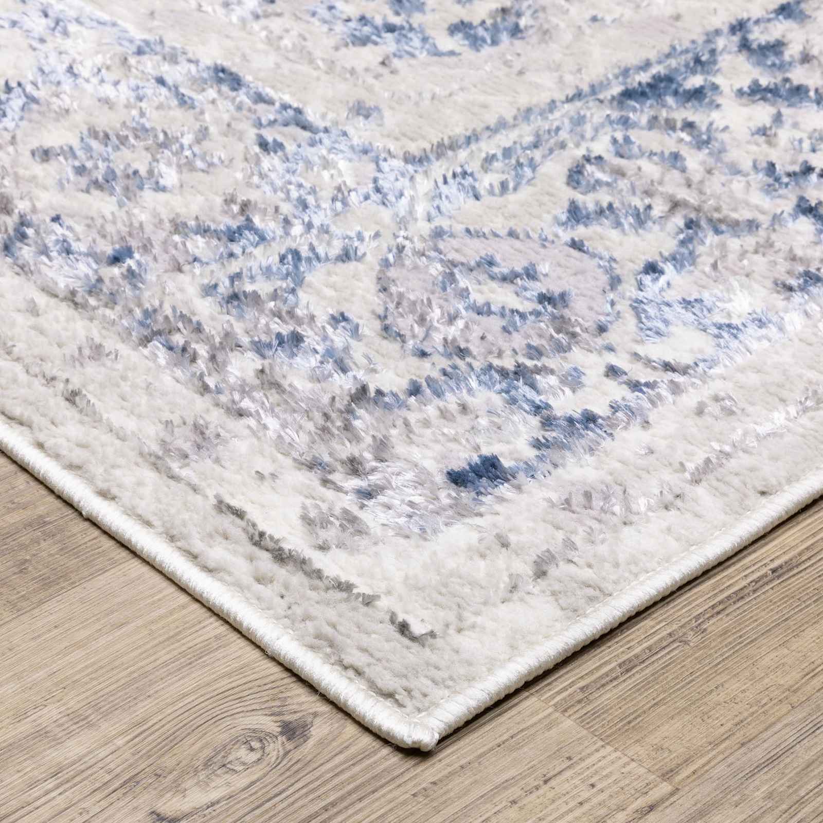 Annadale Blue Medallion Area Rug, 5x7