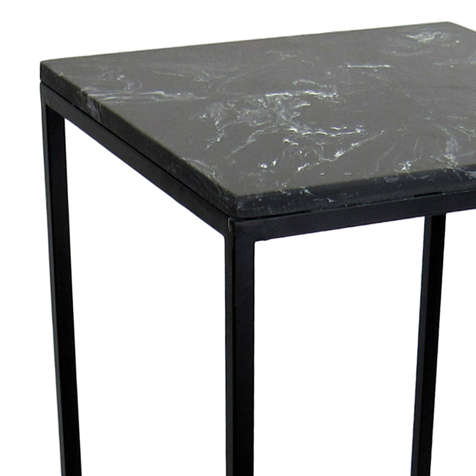 Crosby St. Metal & Marble Plant Stand, Small | At Home