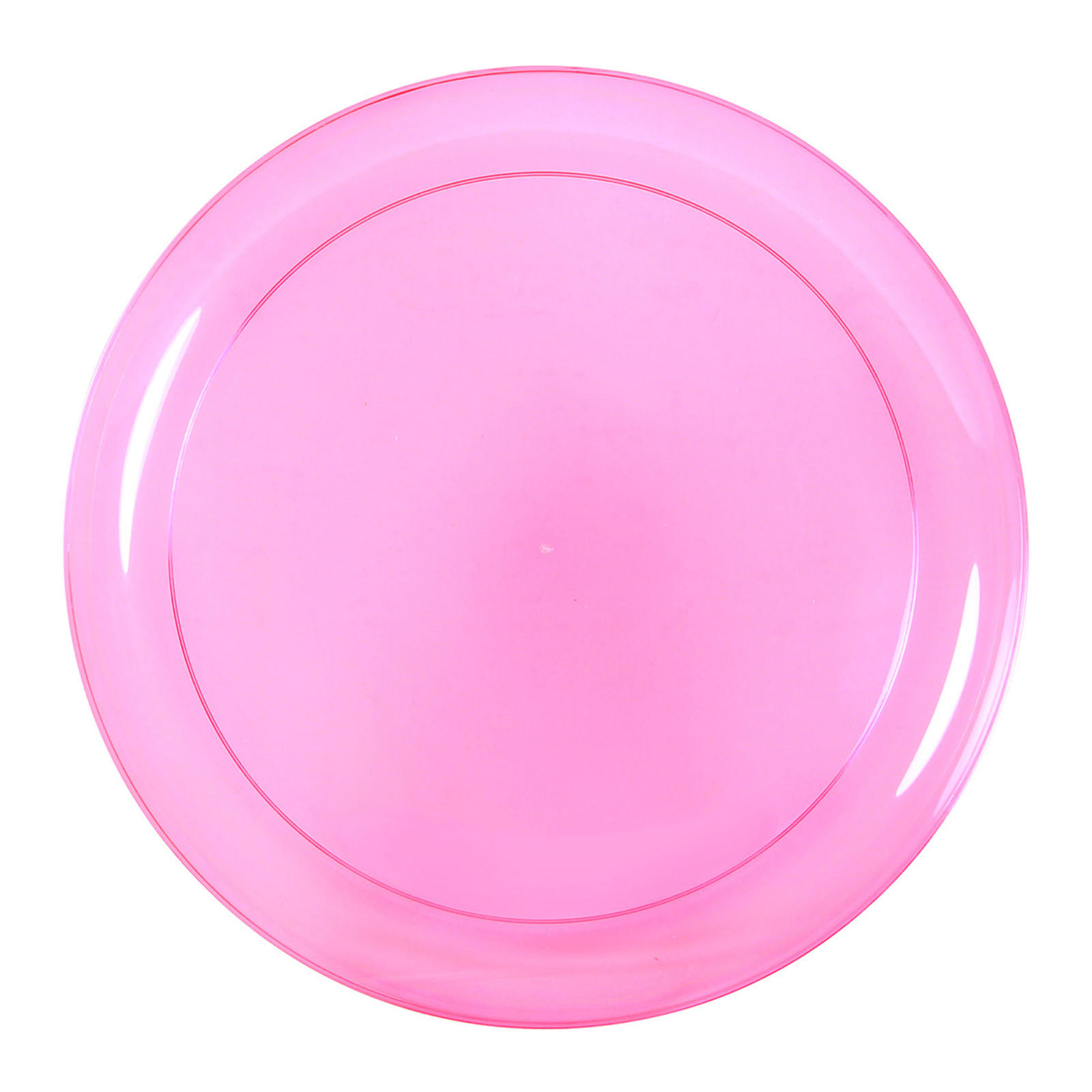 20-Pack Neon Mix Plastic Plates