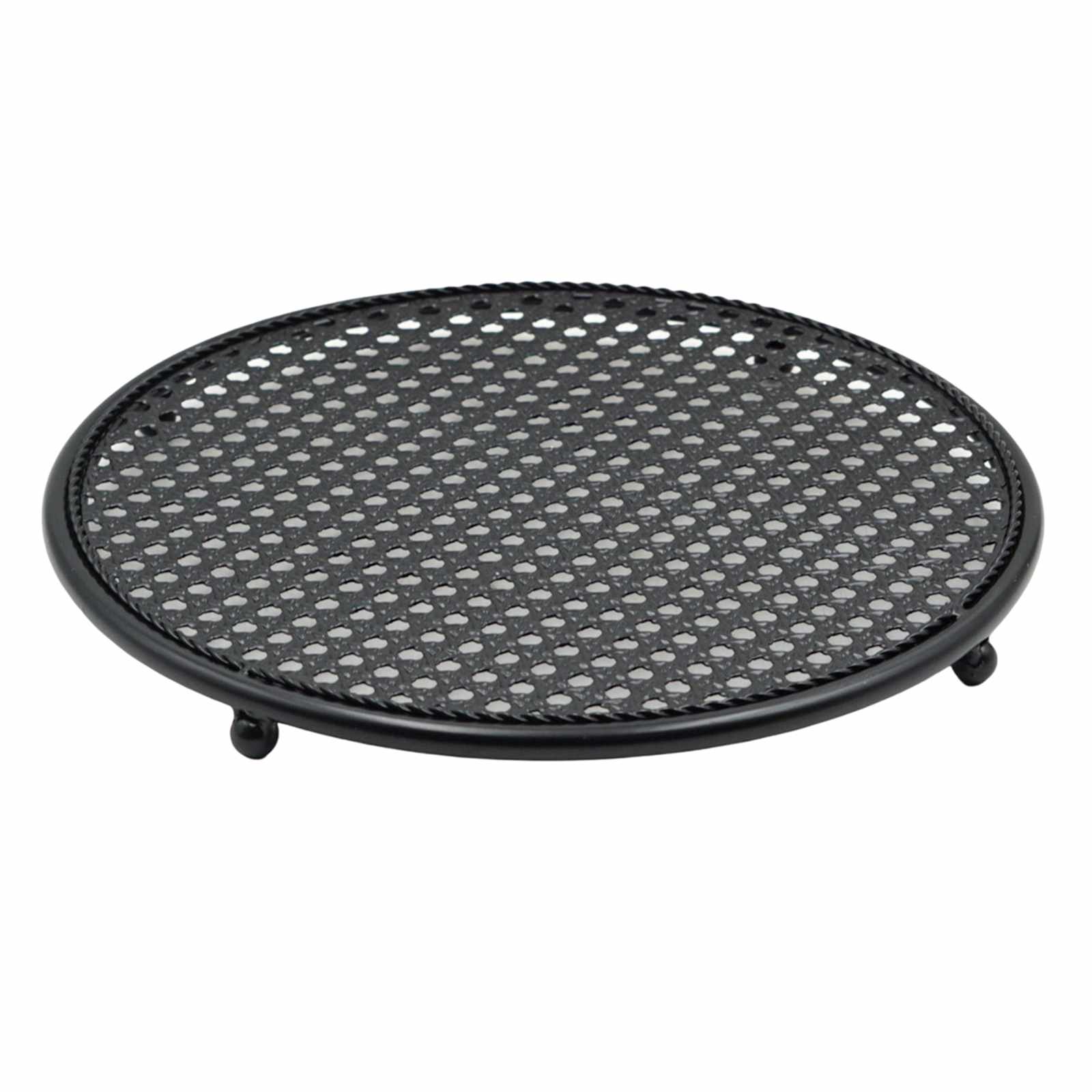 Black Metal Plant Riser, 12"