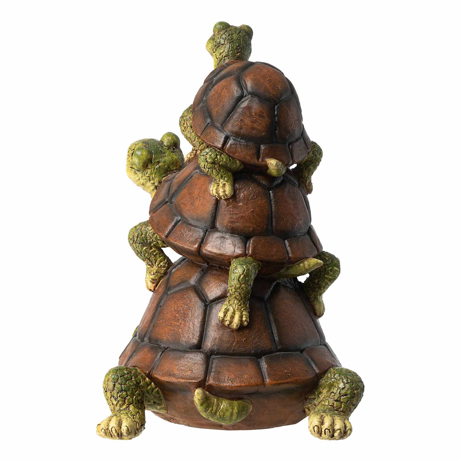 3-Turtles Stacked Outdoor Garden Statue, 10" | At Home