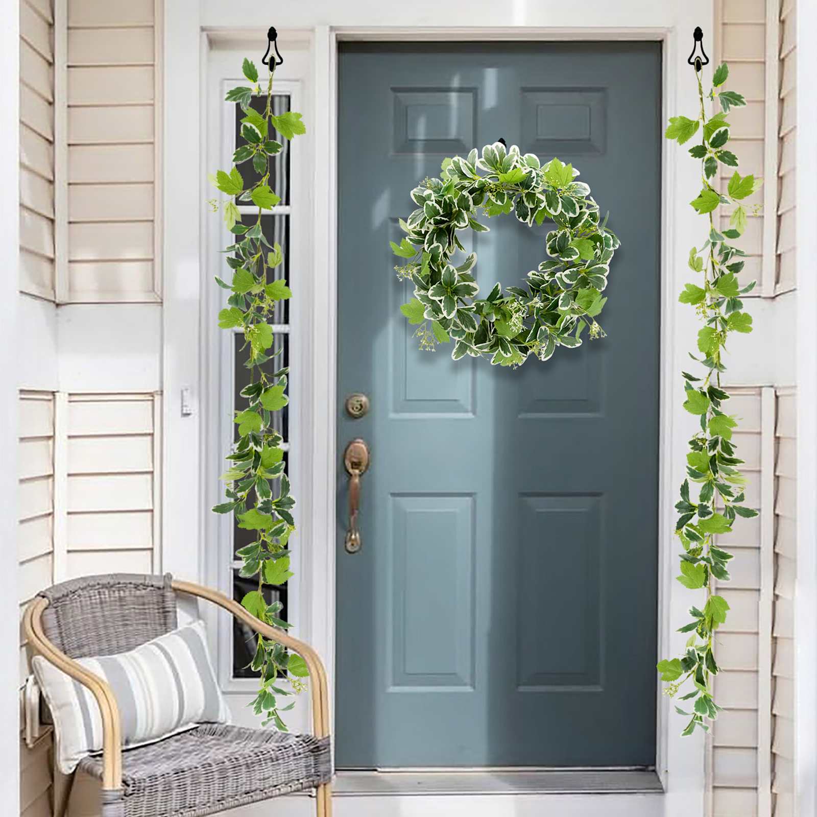 Mixed Leaves Garland, 72"