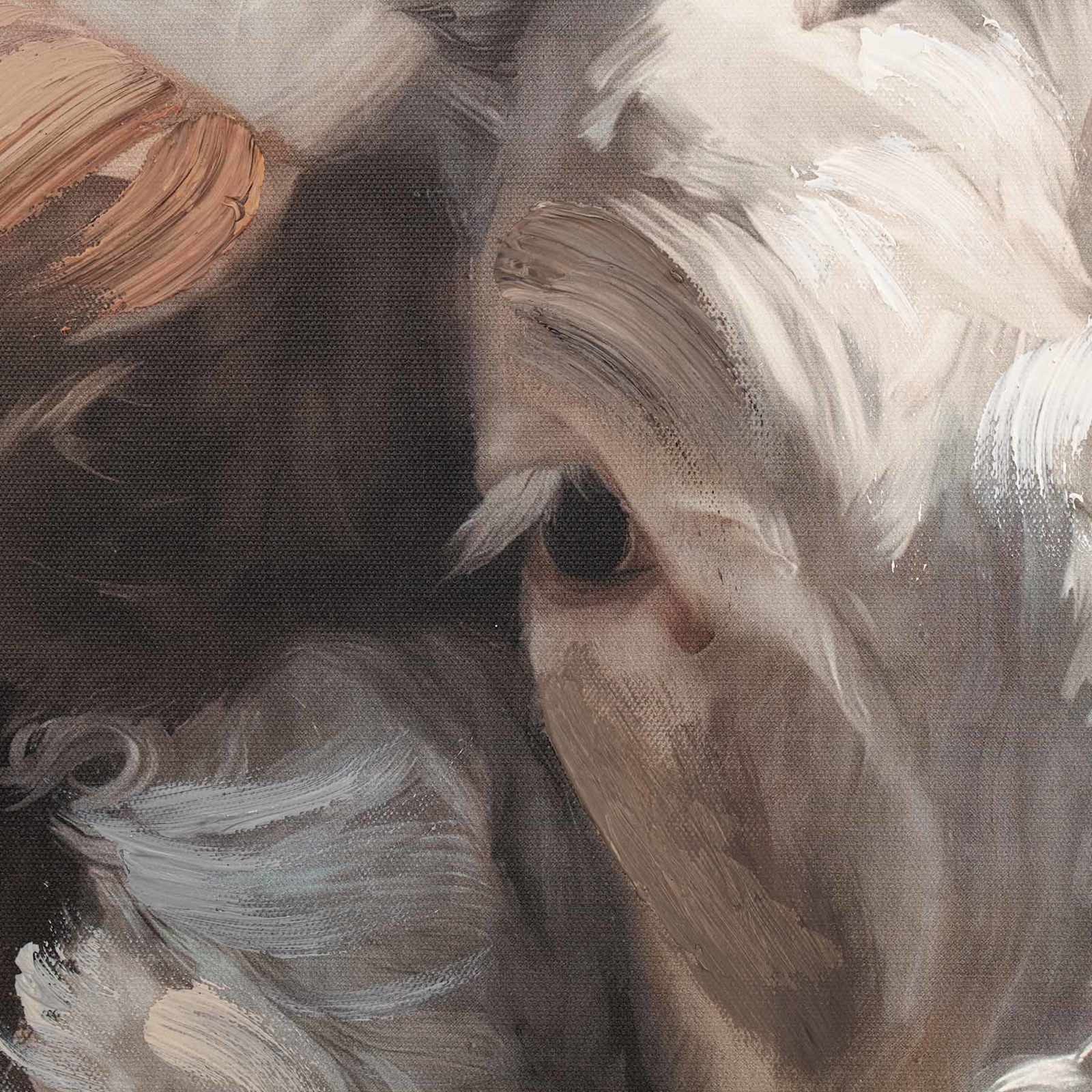 Double Cow Canvas Wall Art, 24" | At Home