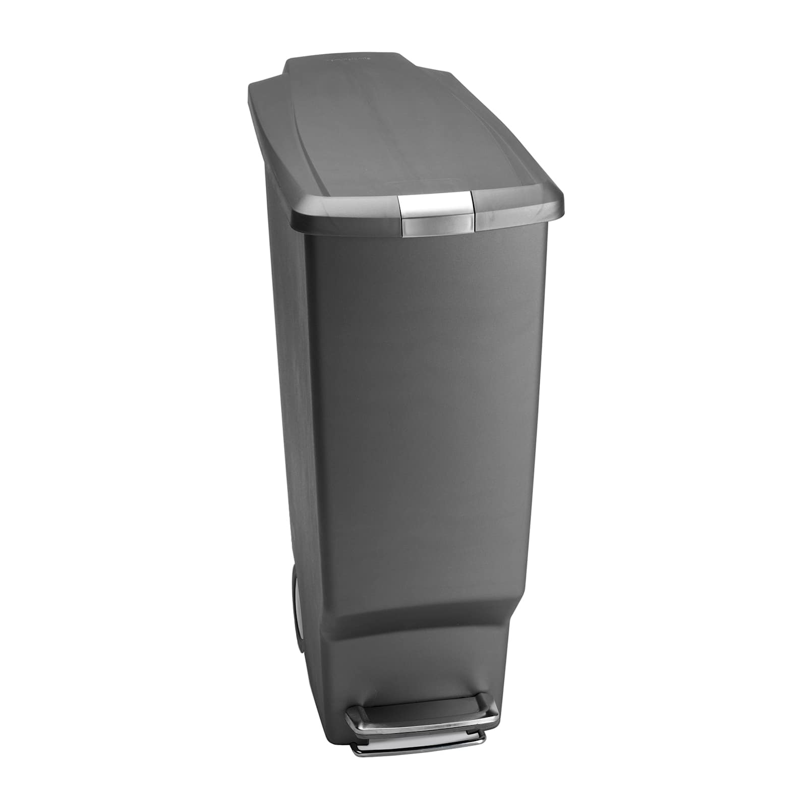SimpleHuman Grey Slim Trash Can, 40l