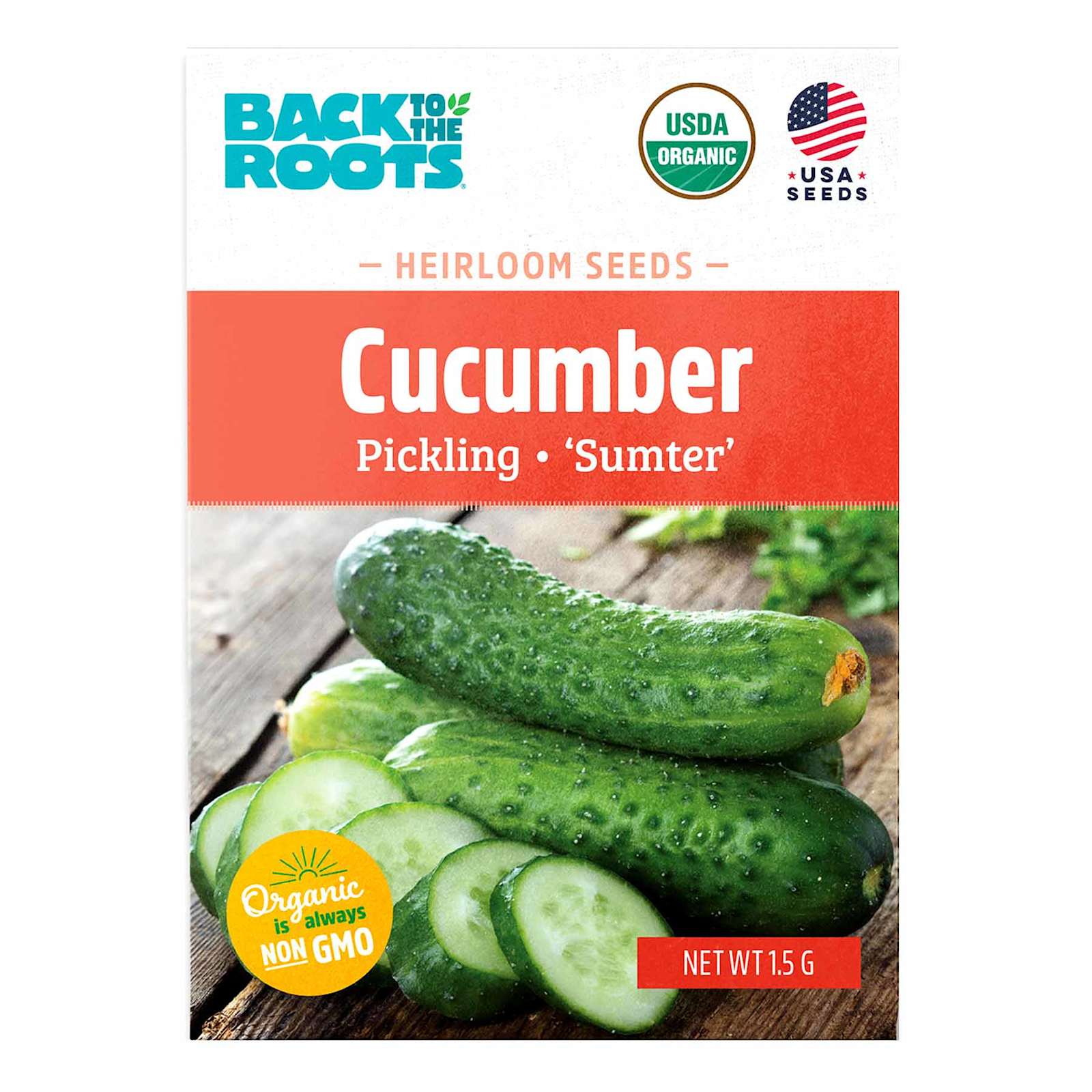 Back to Roots Heirloom Seeds, Cucumber | At Home
