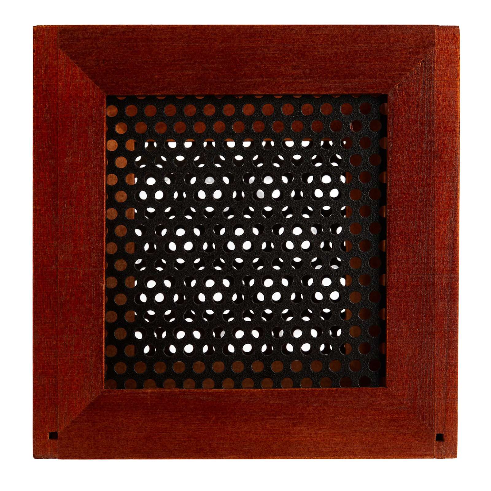 Wood & Metal Rectangle Storage Basket, Small