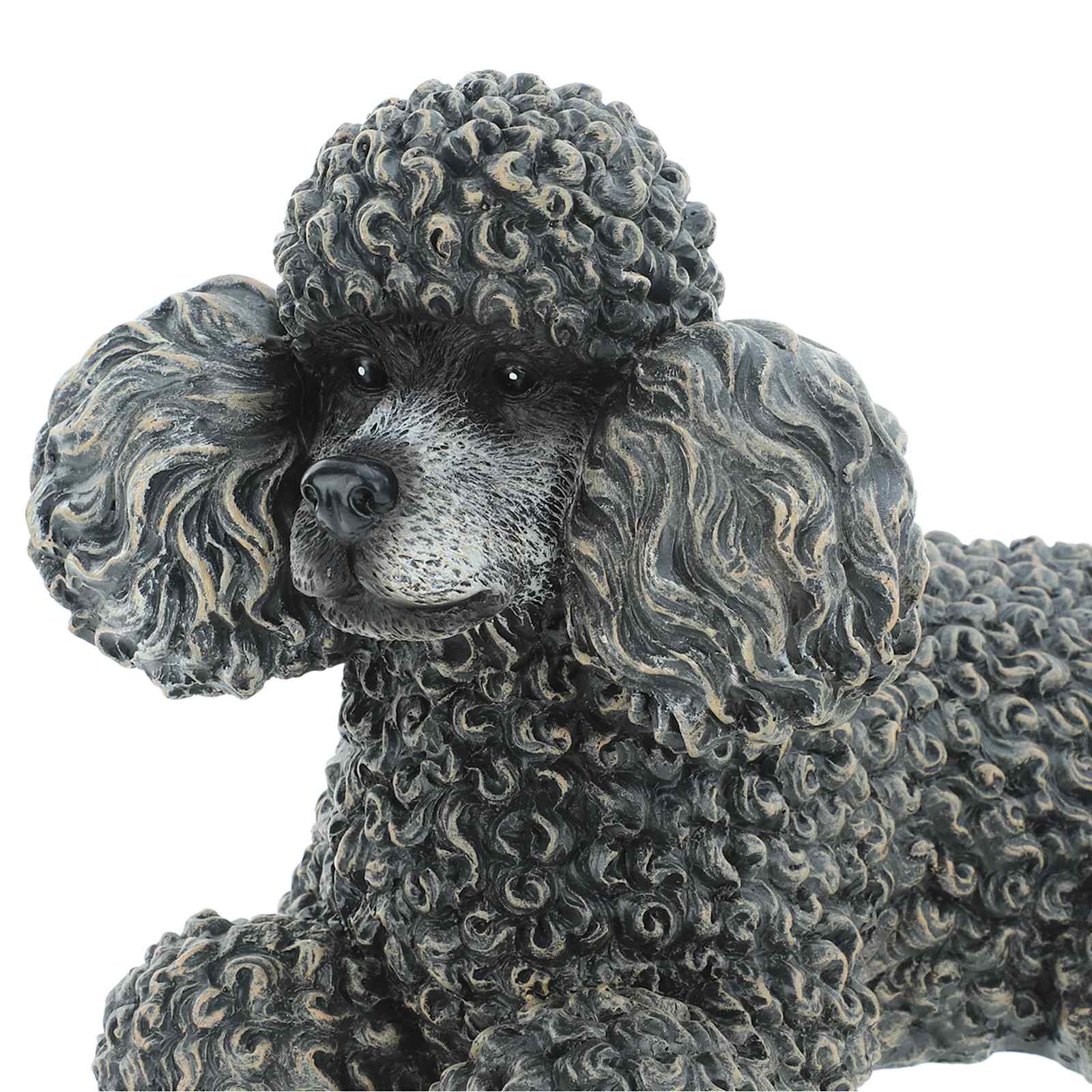 16In Poodle Statue