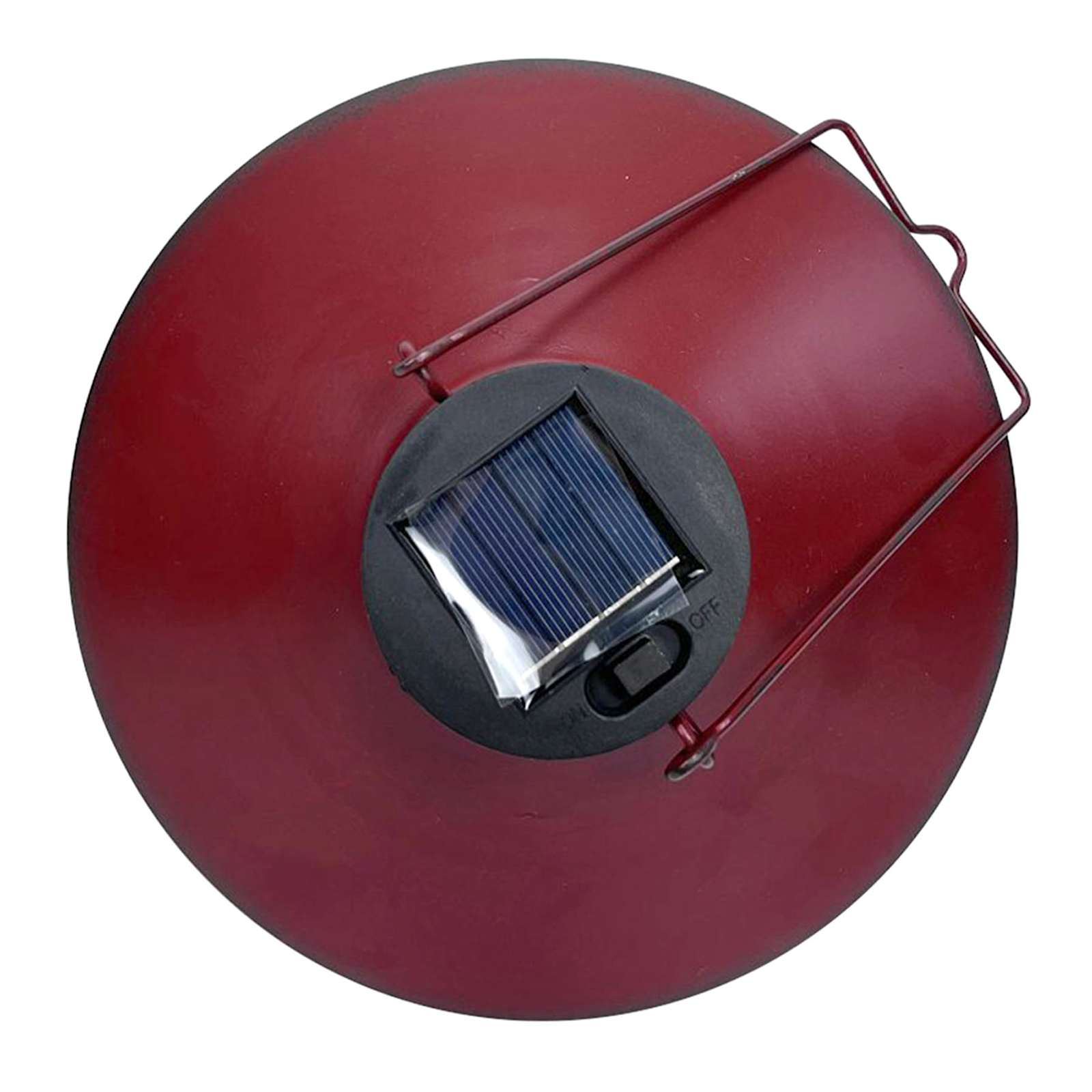 Red Rustic Outdoor Solar Lantern
