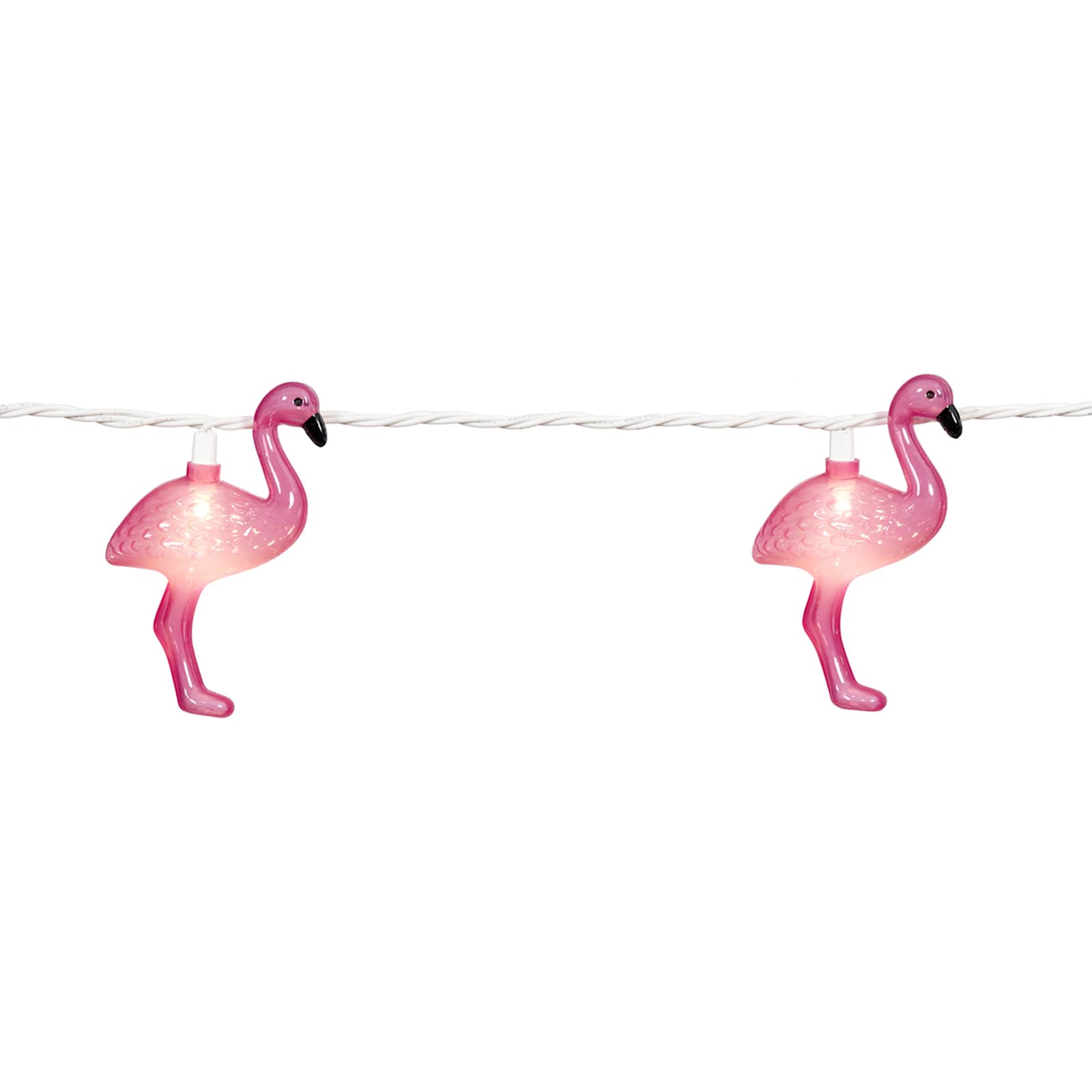 10-Count LED Flamingo String Lights