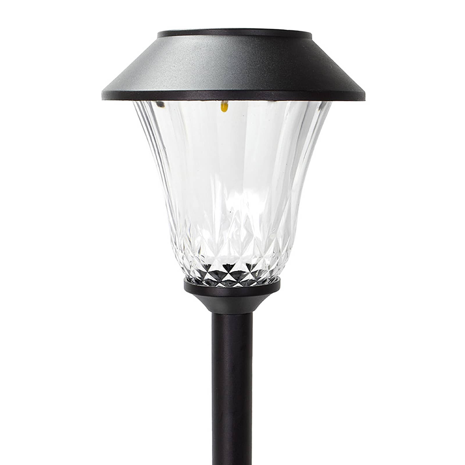 5-Lumen Solar Black Lennon Pathway Light