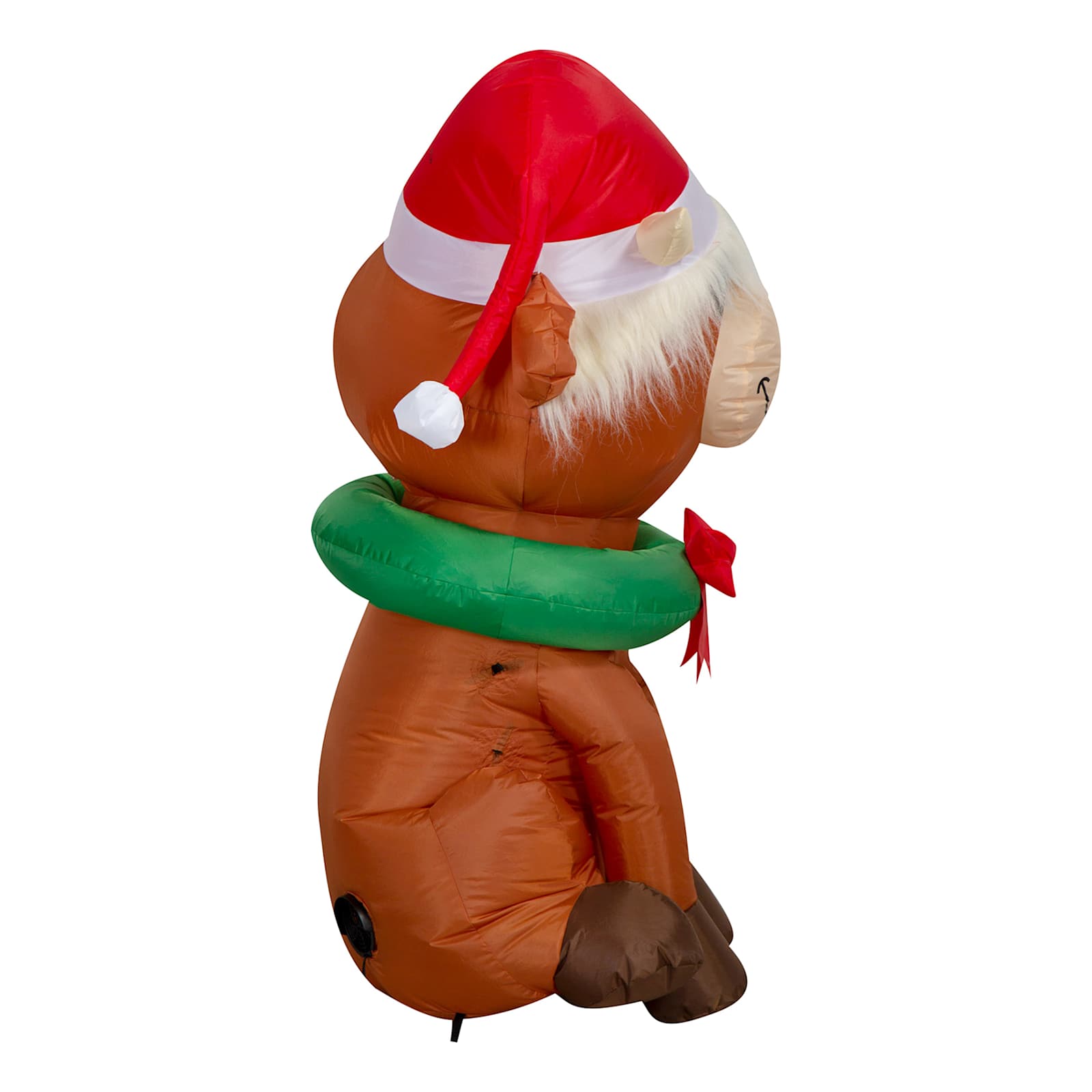 Lighted Baby Highlander Cow Inflatable, 4ft | At Home